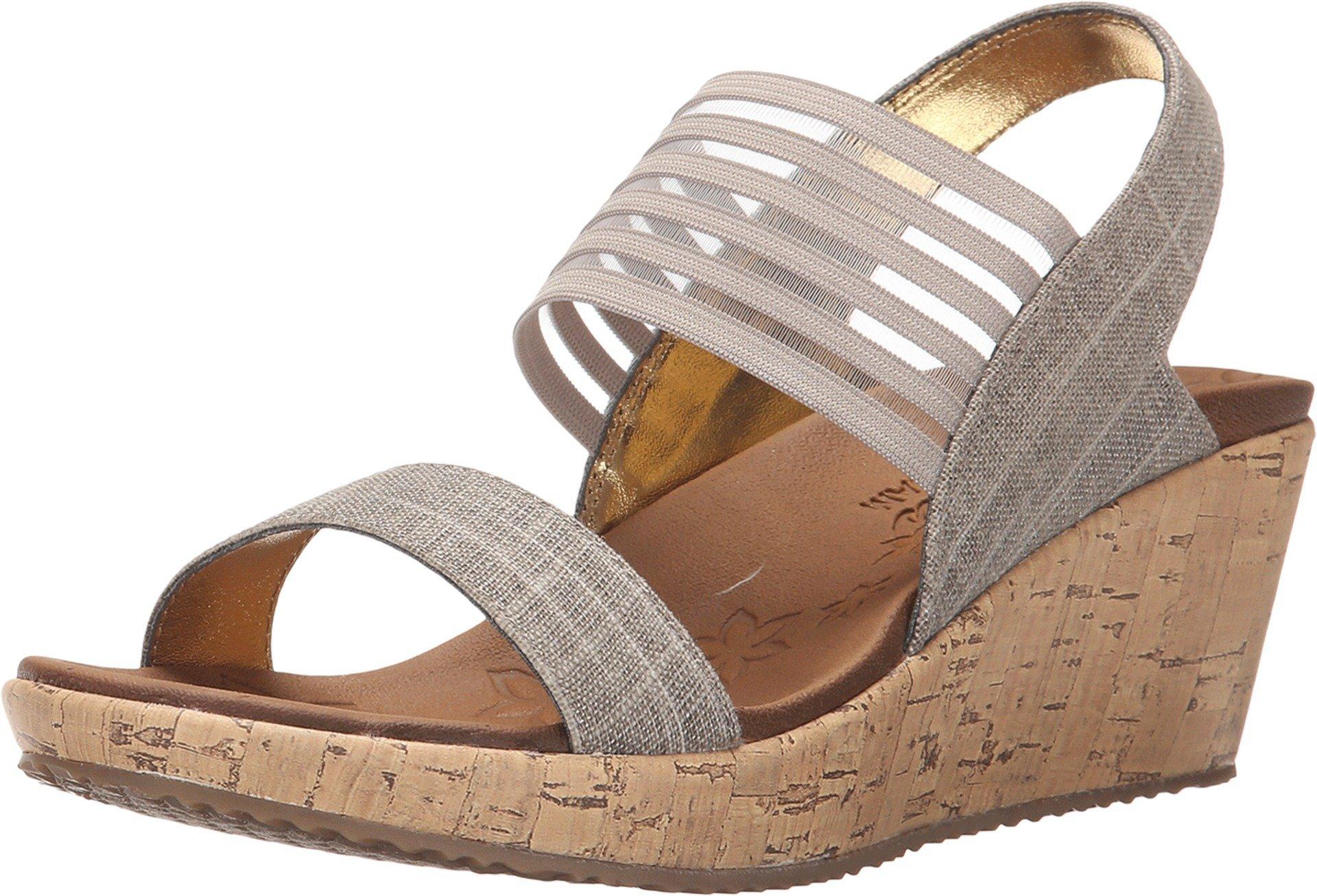 Skechers Cali Beverlee-smitten Kitten Wedge Sandal,taupe Cork in ...