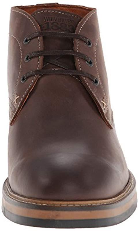 Wolverine Leather 1883 By Francisco Chukka Boot in Dark Brown (Brown ...