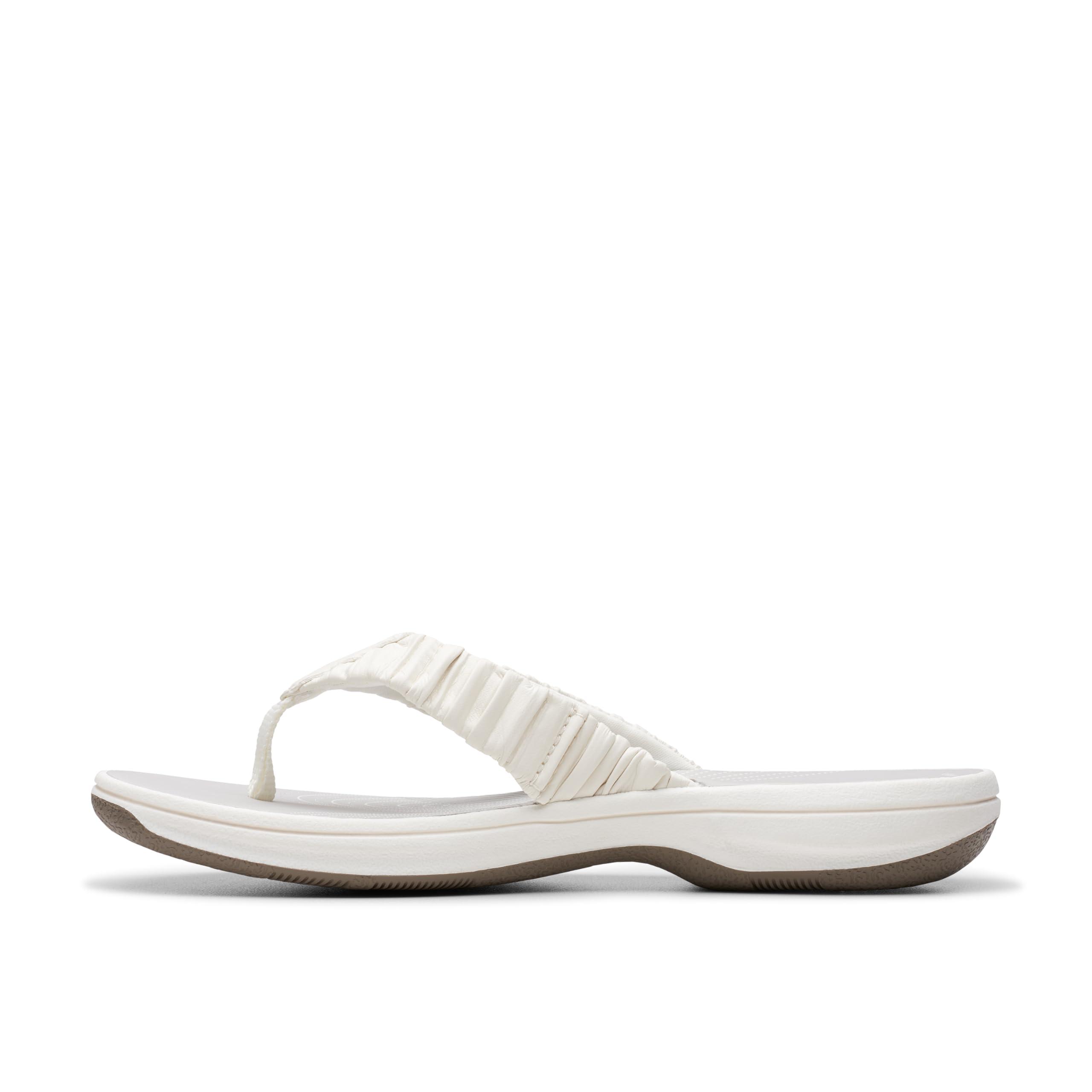Clarks Breeze Rae Flip-flop in White | Lyst