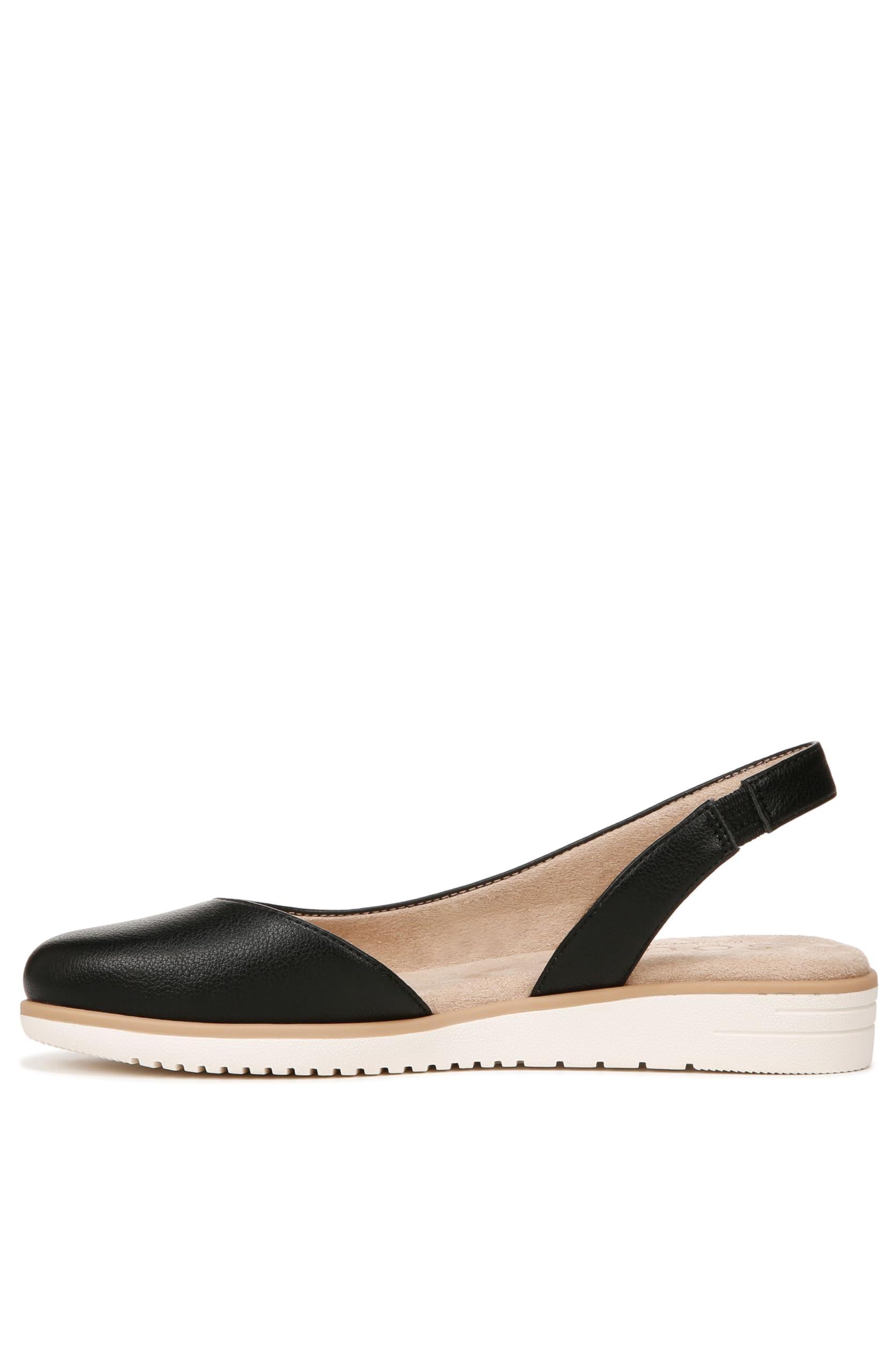 Naturalizer Soul S Idea-dorsay Slingback Ballet Flats Black 7.5 W | Lyst