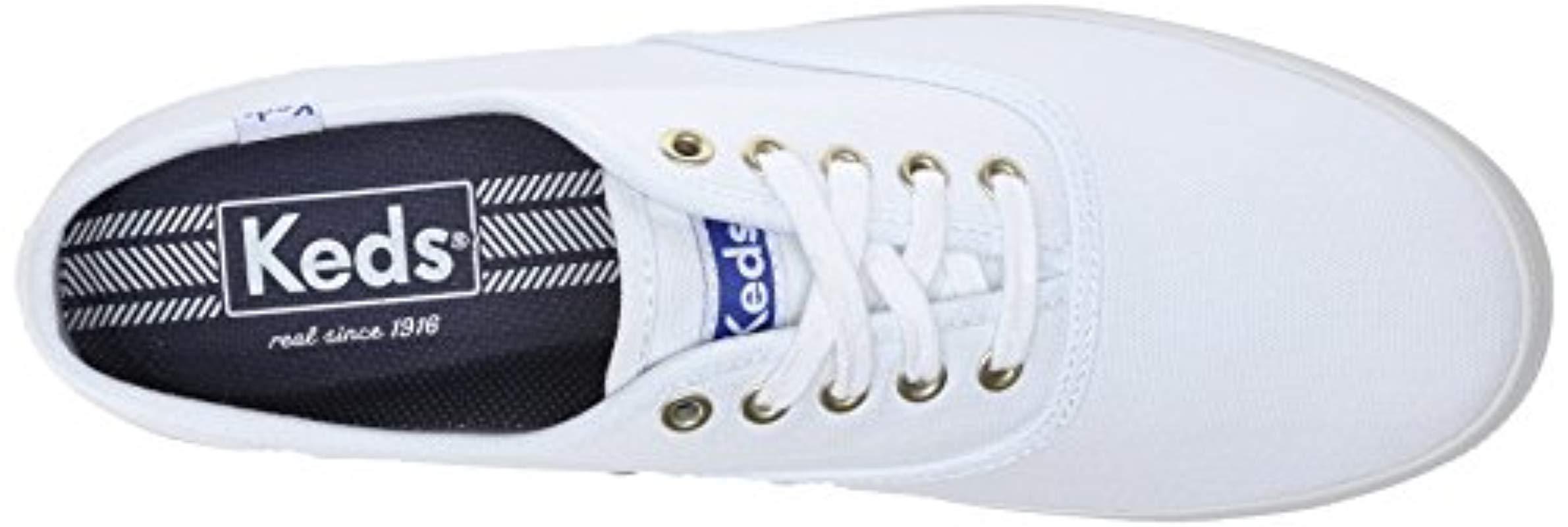 Keds Champion Original Canvas Sneaker in White for Men - Lyst