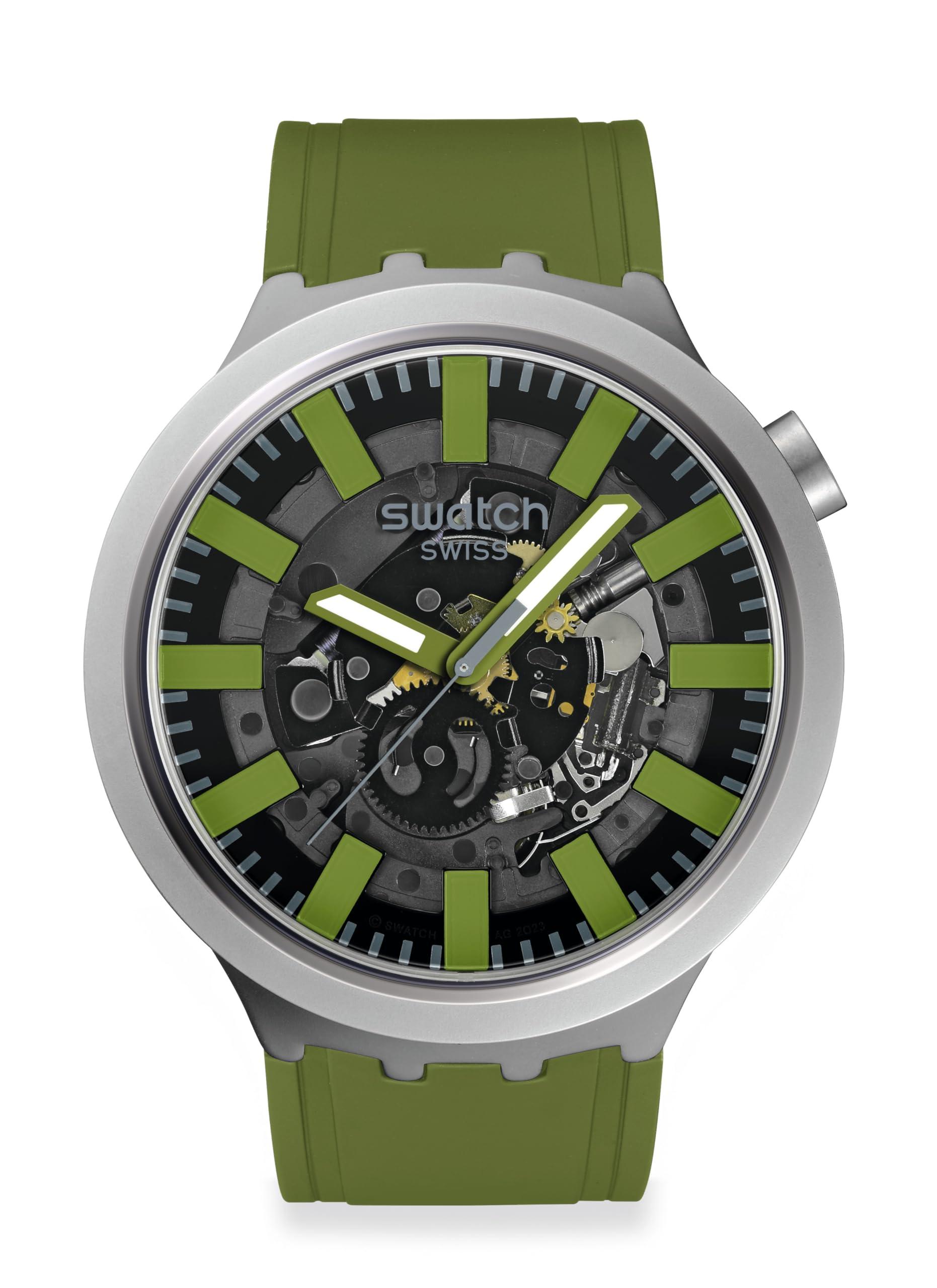 Swatch Casual Watch Green Stainless Steel Quartz Thru The Underbrush | Lyst