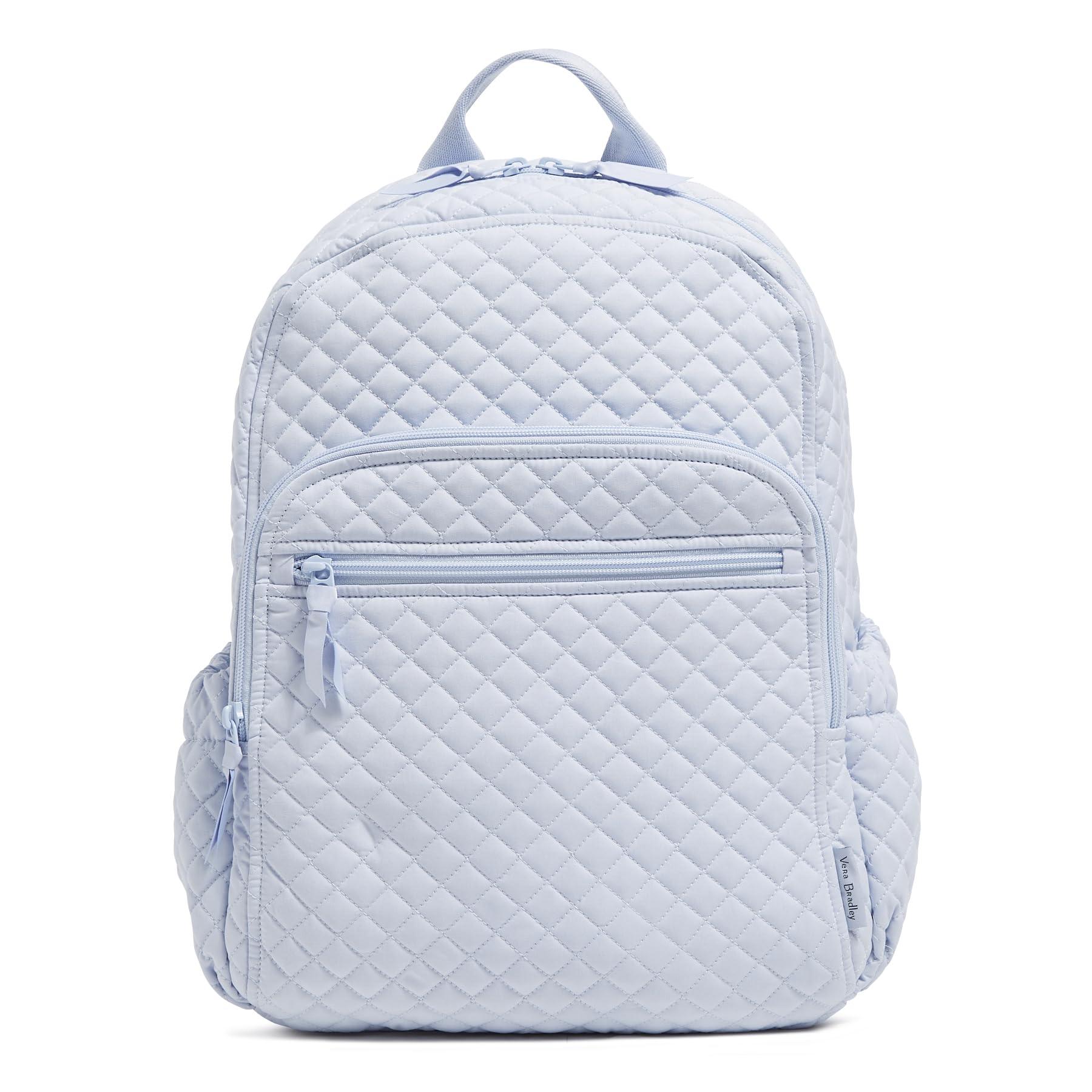Vera Bradley Cotton Campus Backpack in Blue | Lyst
