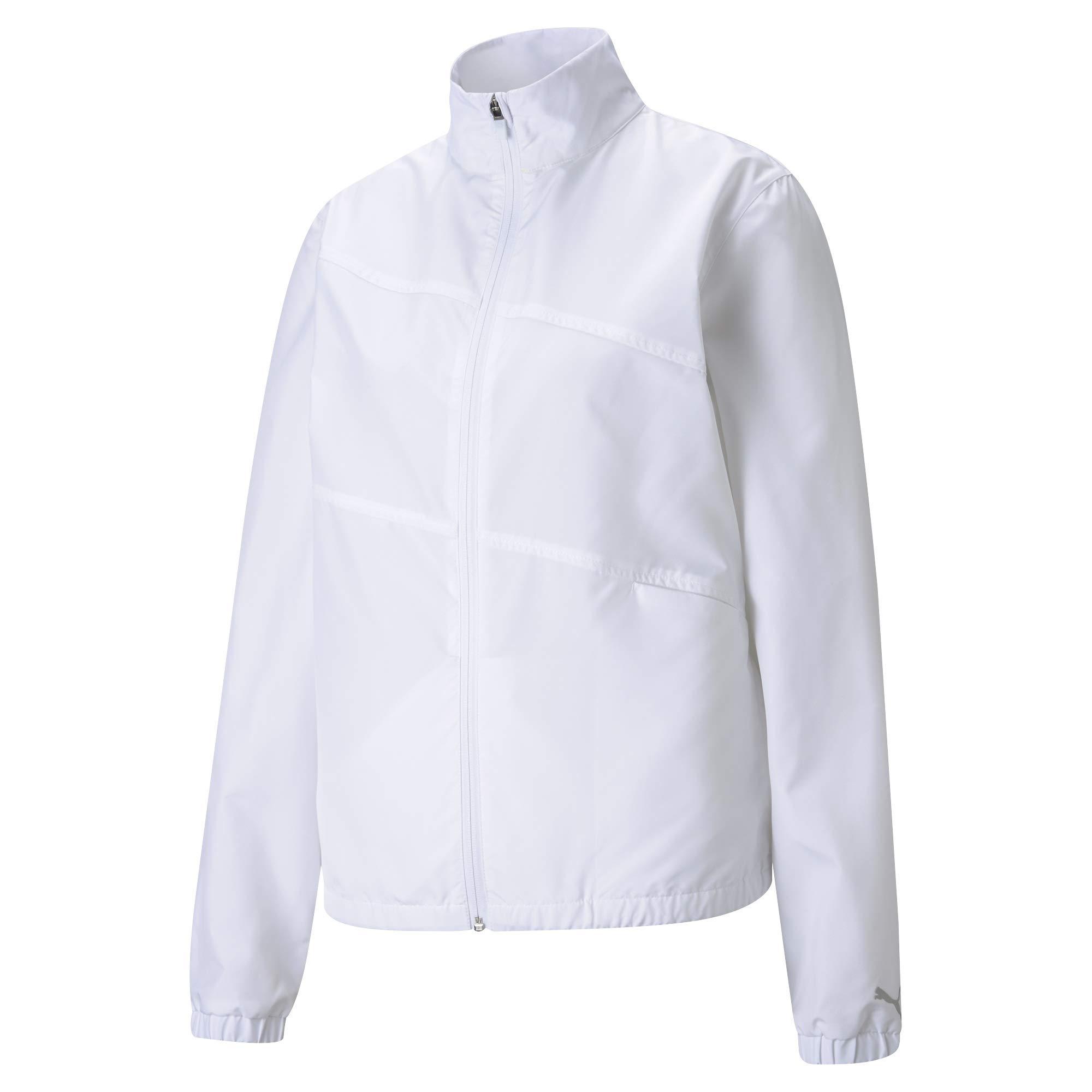PUMA Golf Standard First Mile Wind Jacket in White | Lyst