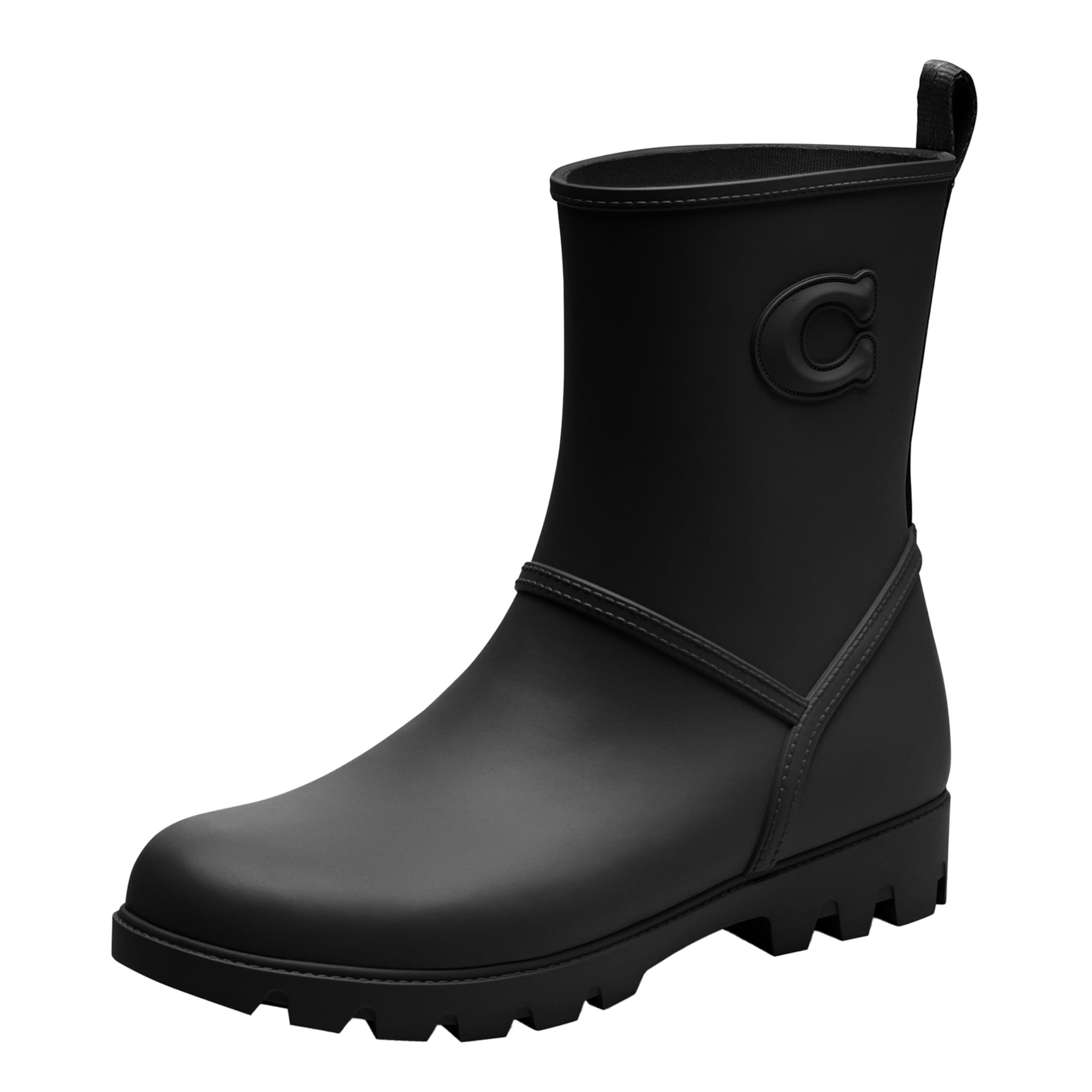COACH Ryder Rainboot Rain Shoe in Black | Lyst