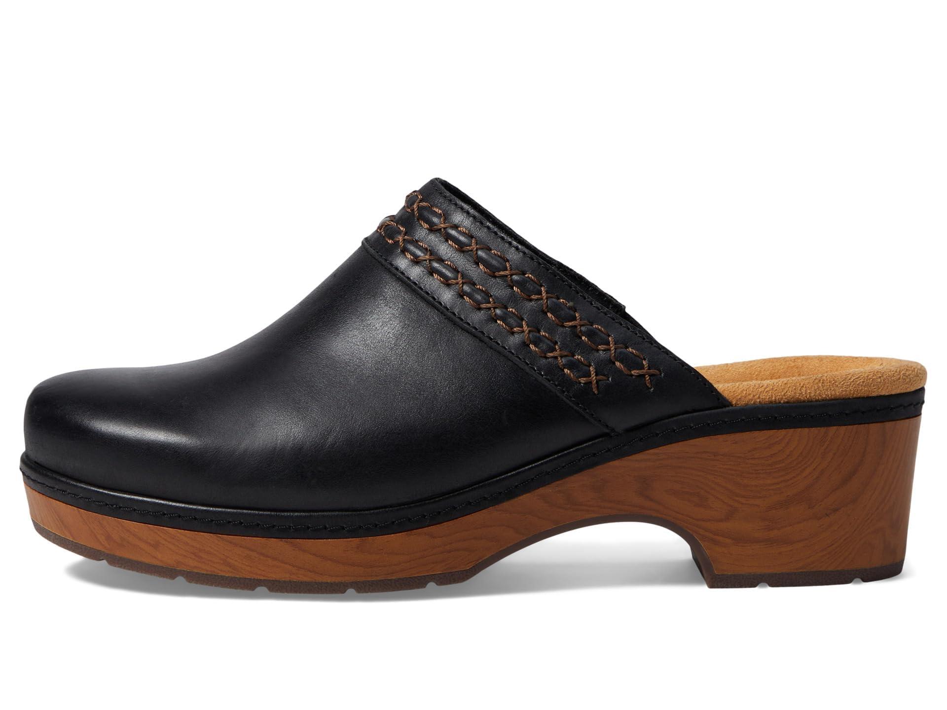 Clarks Paizlee Poppy Clog in Black | Lyst