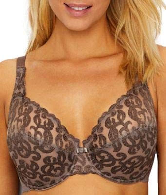 Wacoal Arabesque Underwire Bra 85199 In Brown Lyst