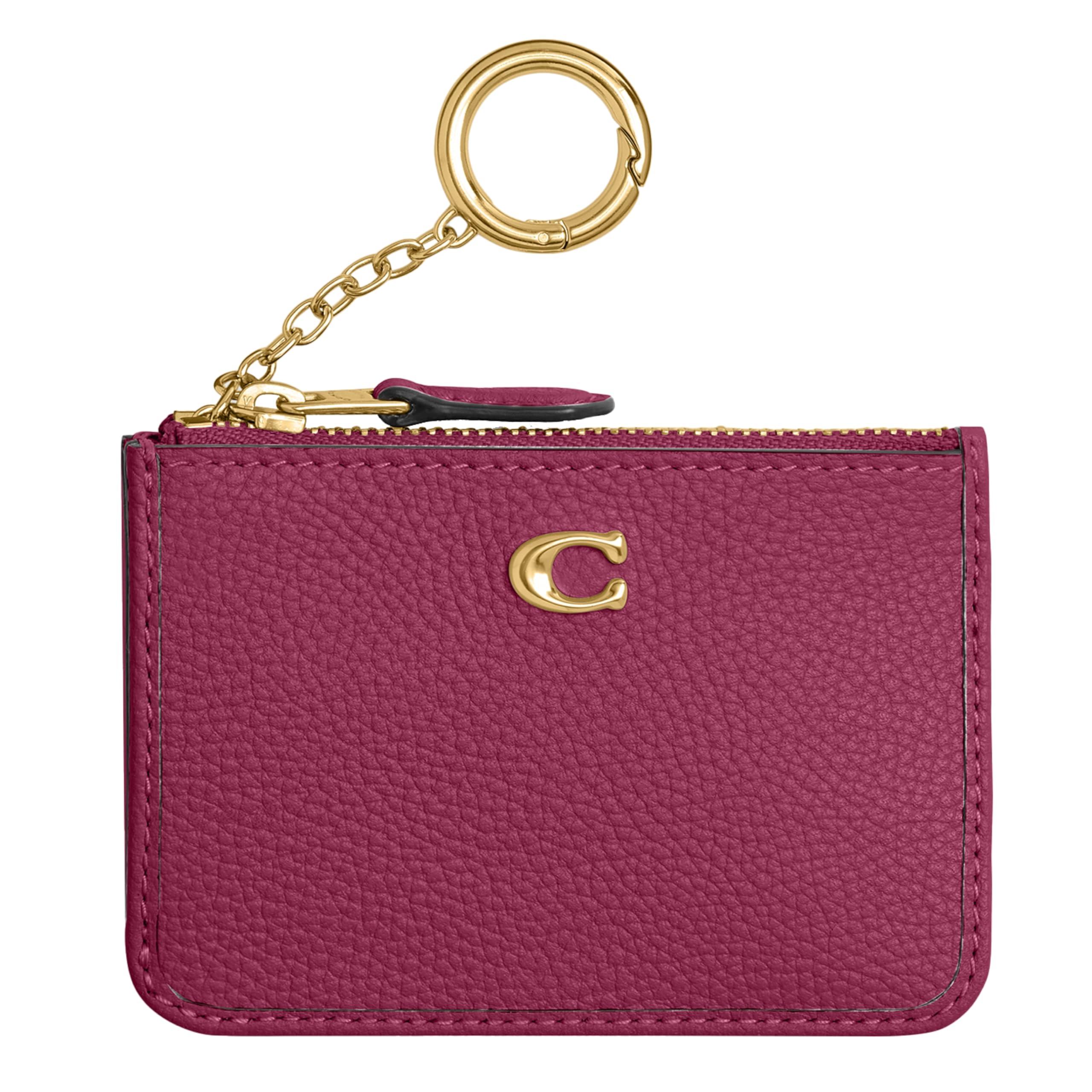 COACH Essential Mini Id Card Case in Purple | Lyst