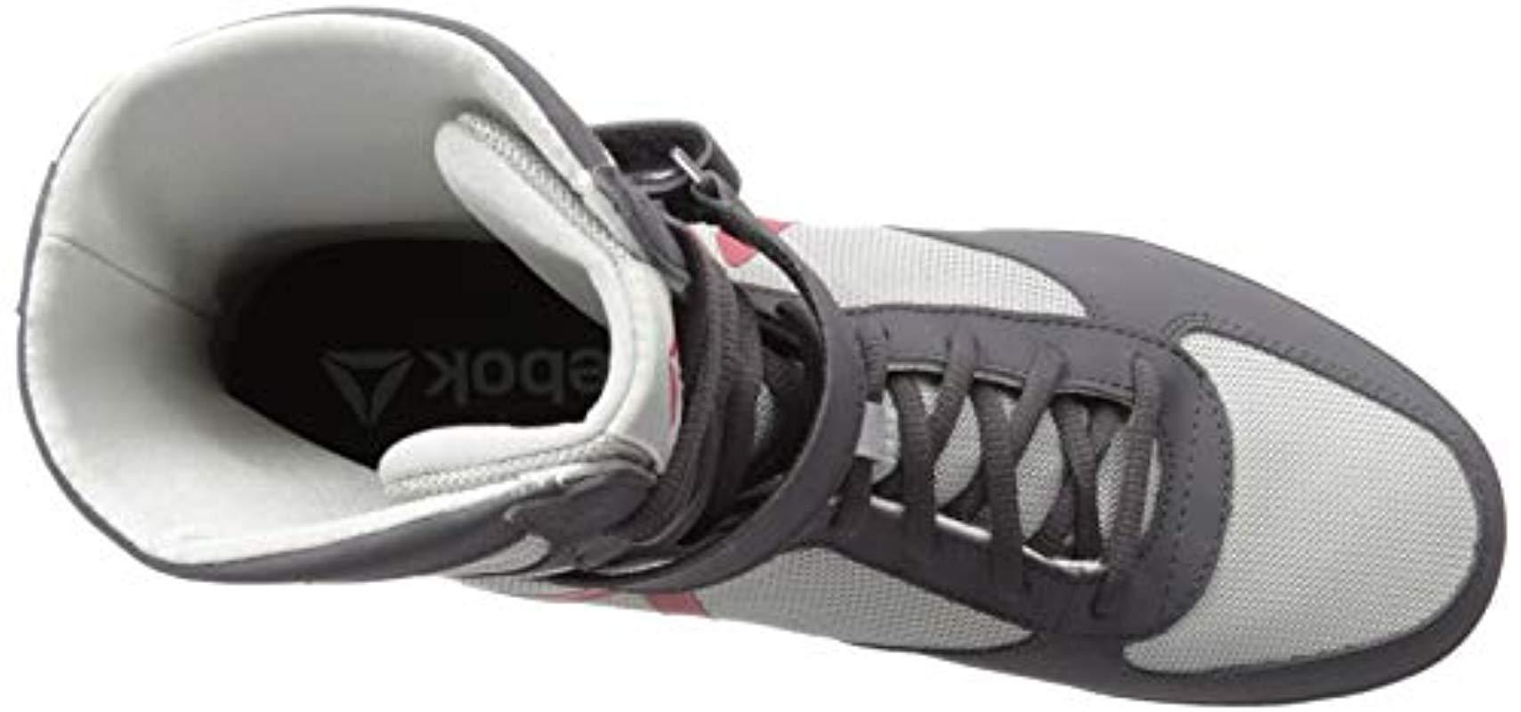 Reebok Synthetic Boxing Boot-buck Cross Trainer in Gray for Men - Lyst