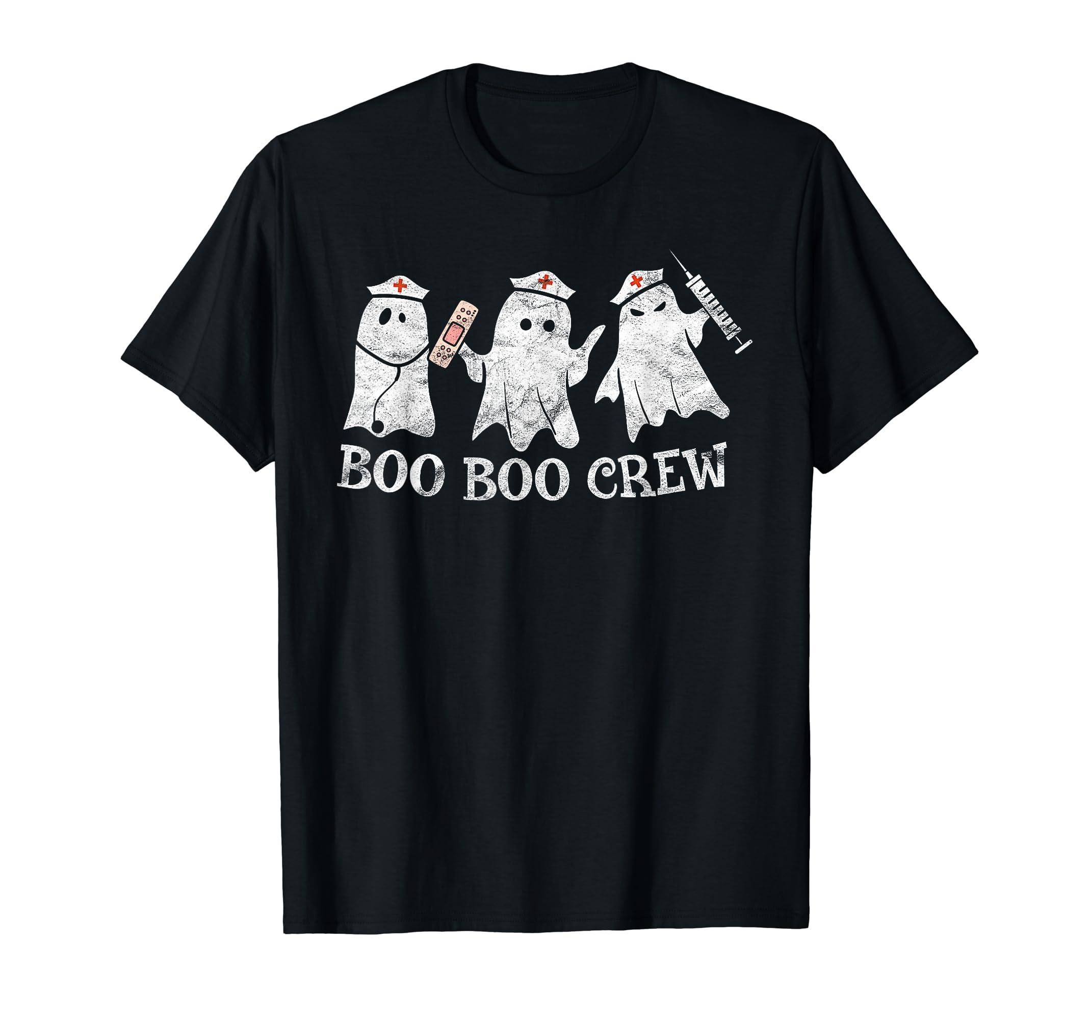 Caterpillar Vintage School Er Rn Icu Halloween Ghost Boo Boo Crew Nurse