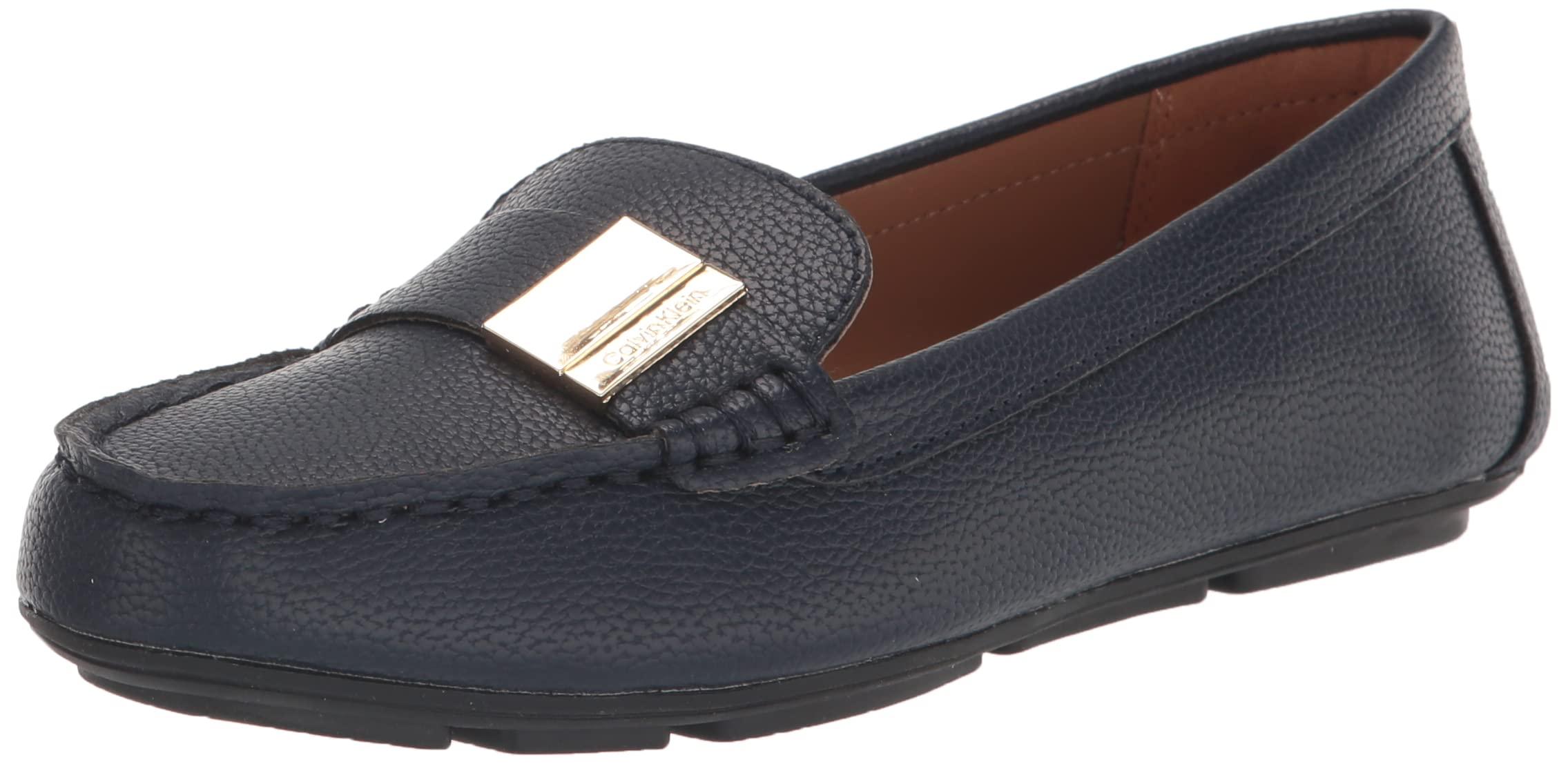 Calvin Klein Lisa Loafer Flat in Black | Lyst