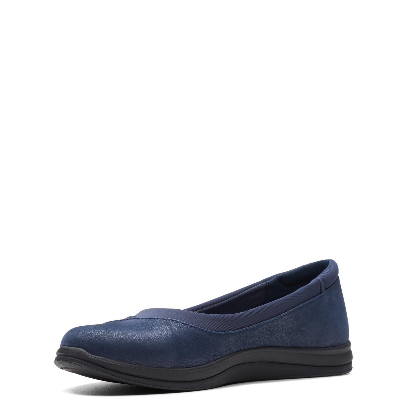 Clarks Breeze Ayla Ballet Flat in Blue | Lyst