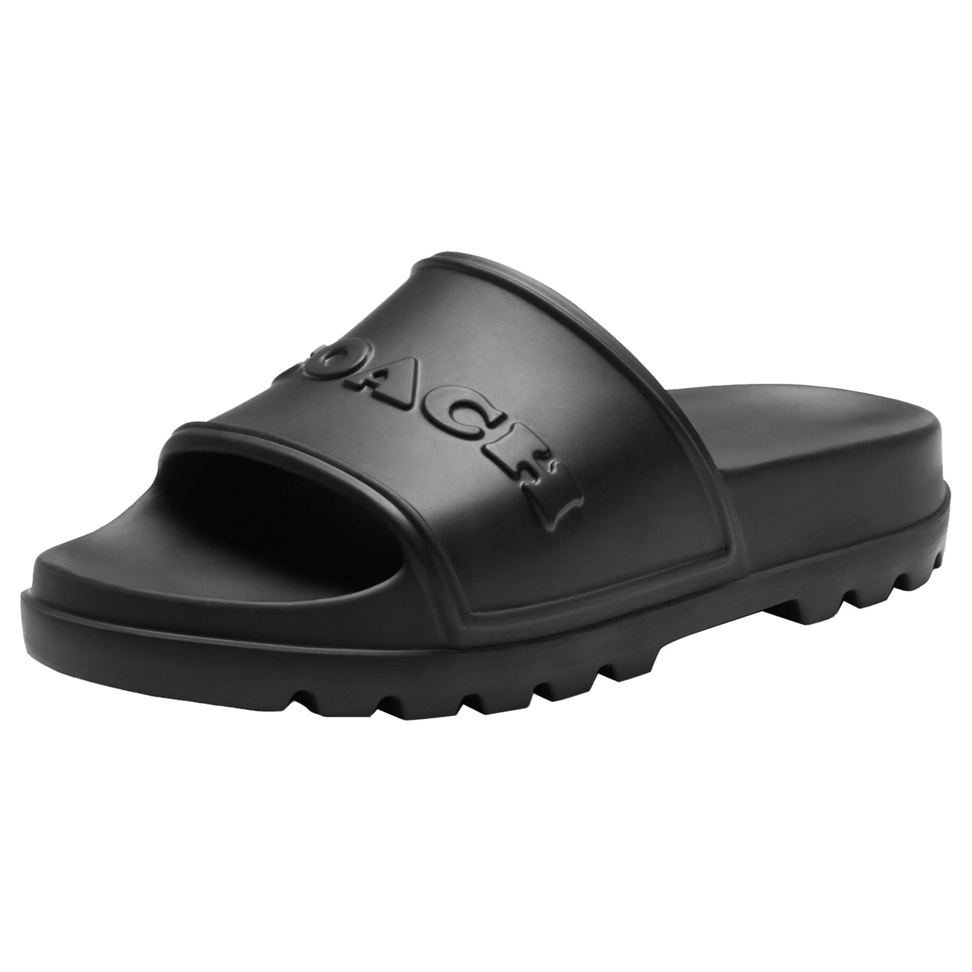COACH S Jesse Rubber Slide in Black for Men | Lyst