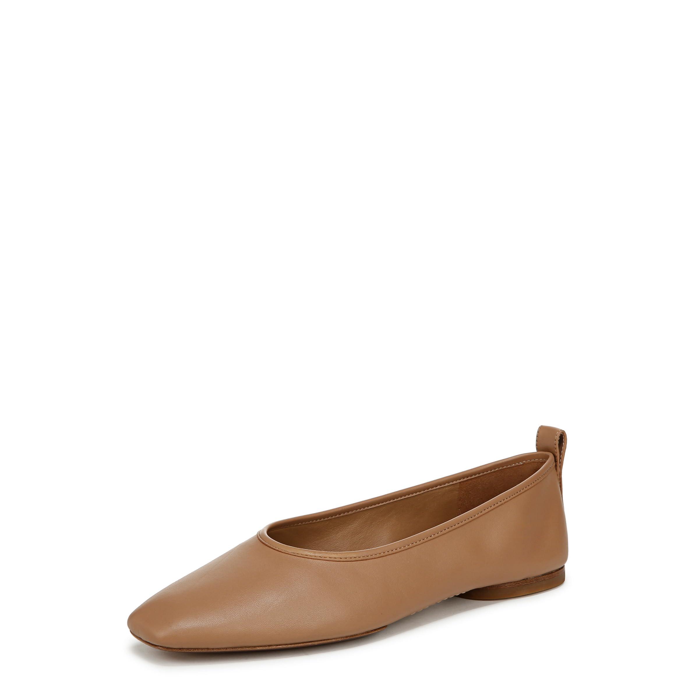 Vince S Vivian Ballet Flat Chai Tan Leather 7.5 M in Brown | Lyst