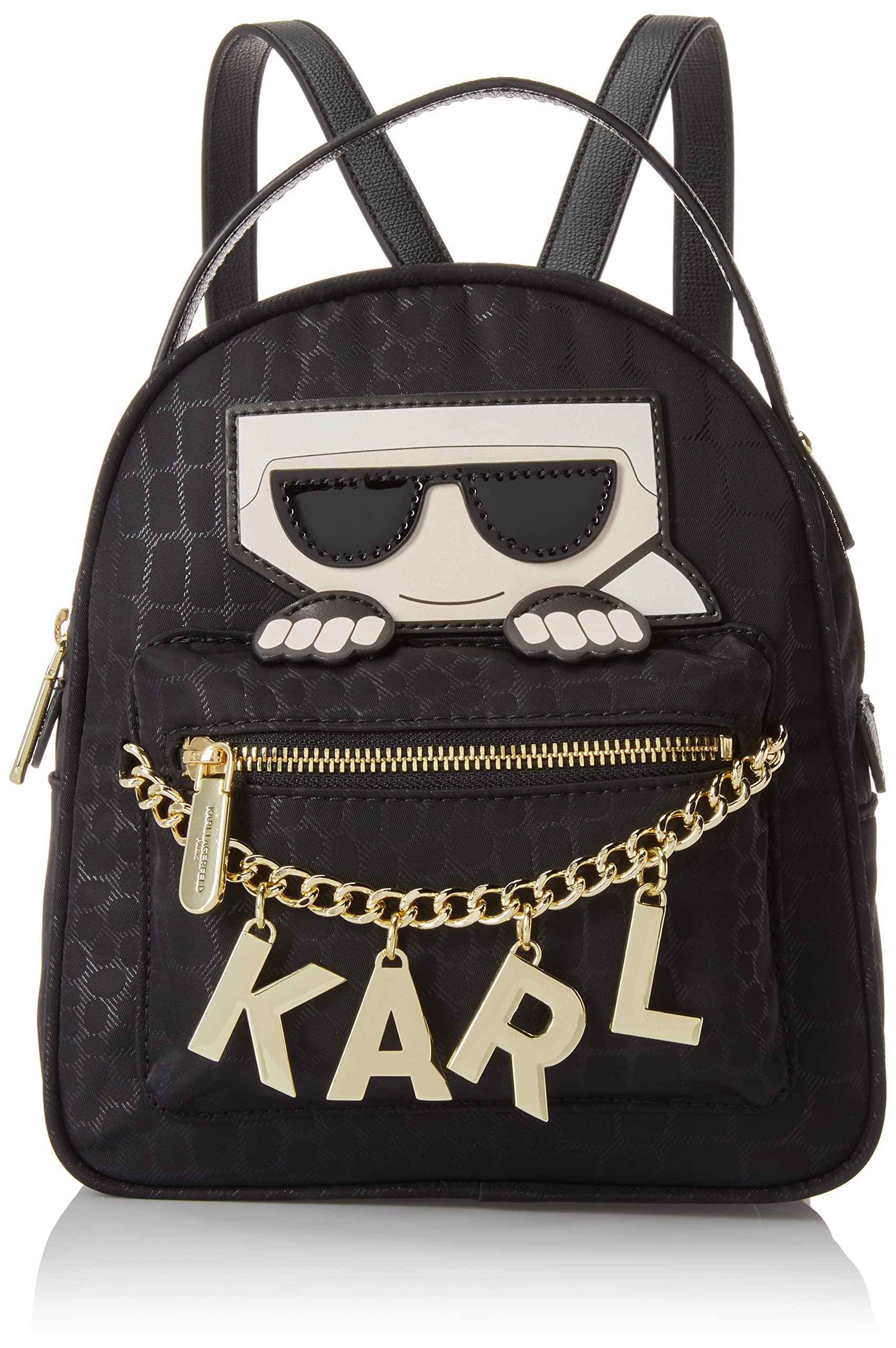 Karl Lagerfeld Paris Small Amour Backpack in Black | Lyst