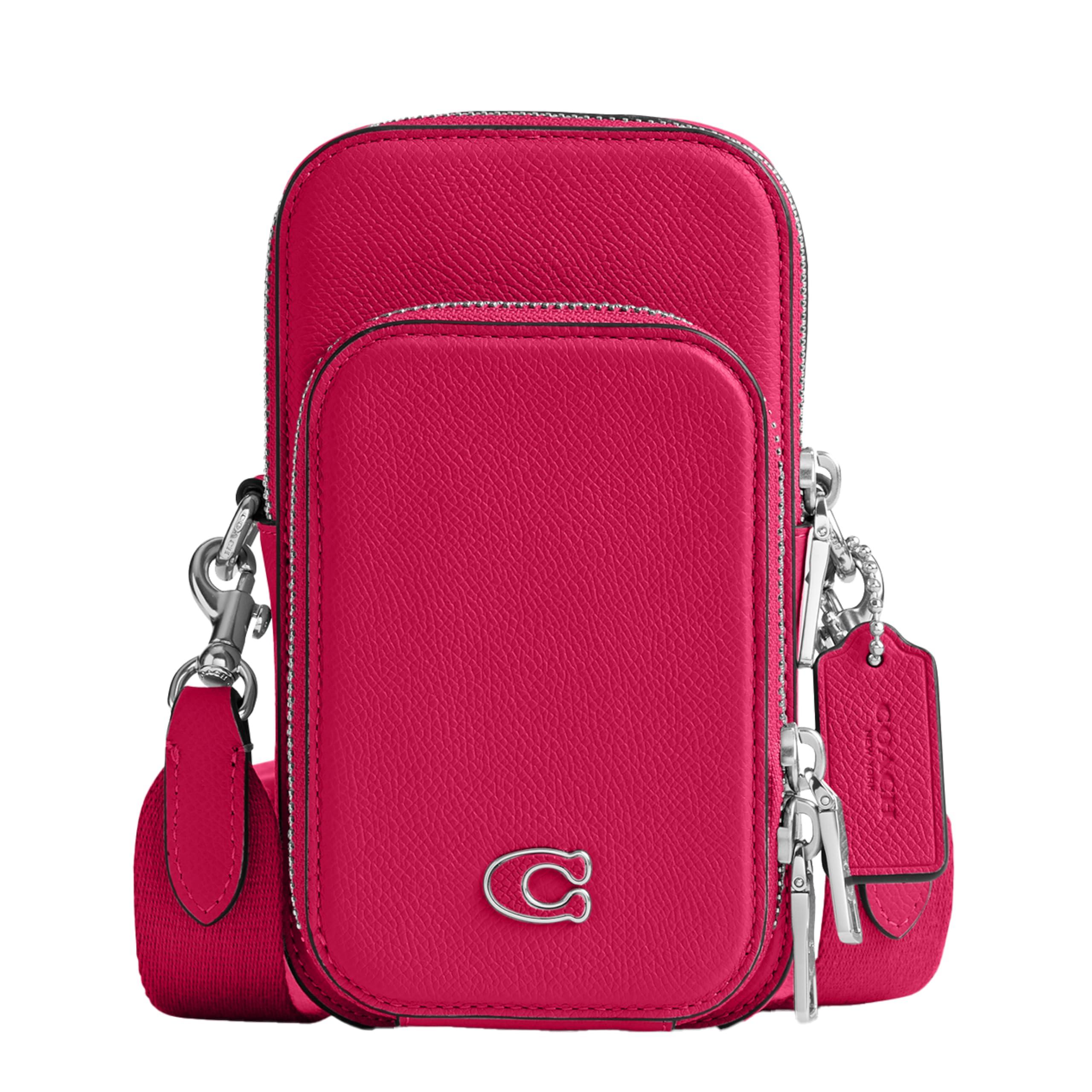 COACH Phone Crossbody in Pink for Men | Lyst