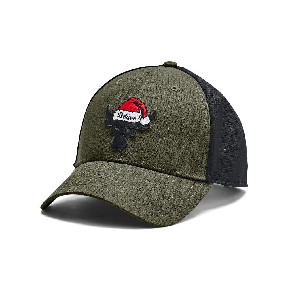 Under Armour Project Rock Red One Trucker Hat in Green for Men | Lyst