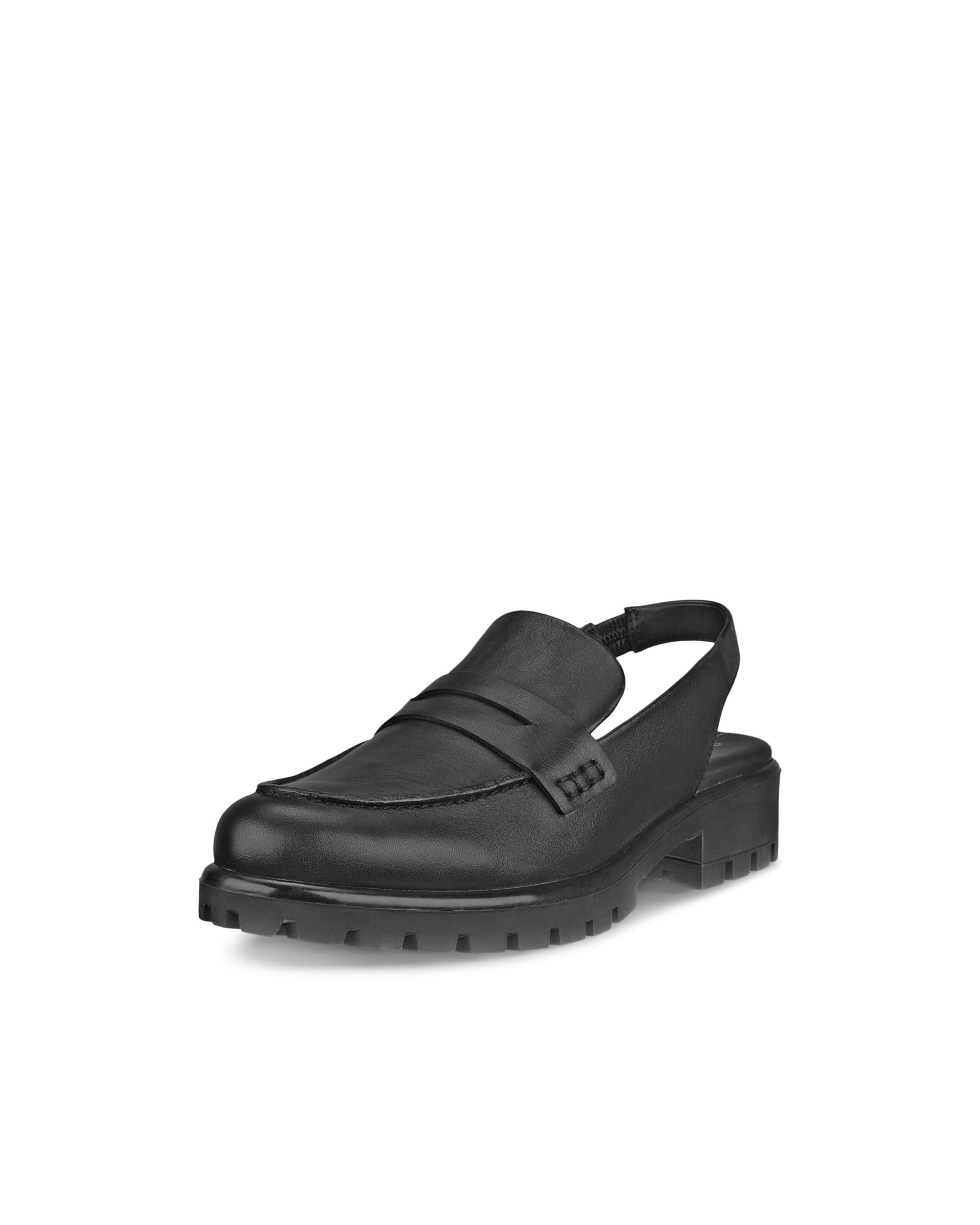 Ecco Modtray Sling Back Penny Loafer () Flat Shoes in Black | Lyst
