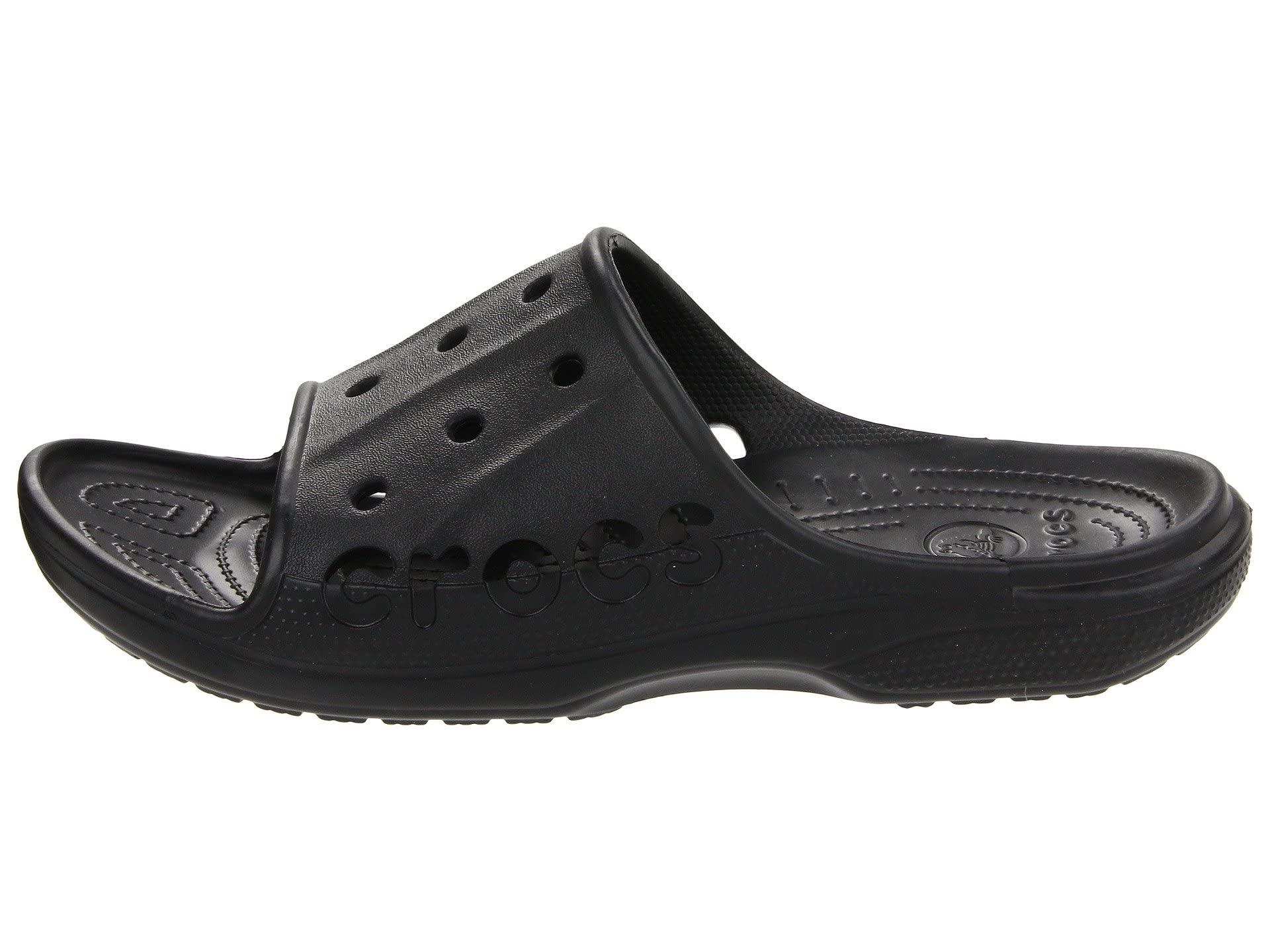 Crocs™ Baya Slide Sandals in Black | Lyst