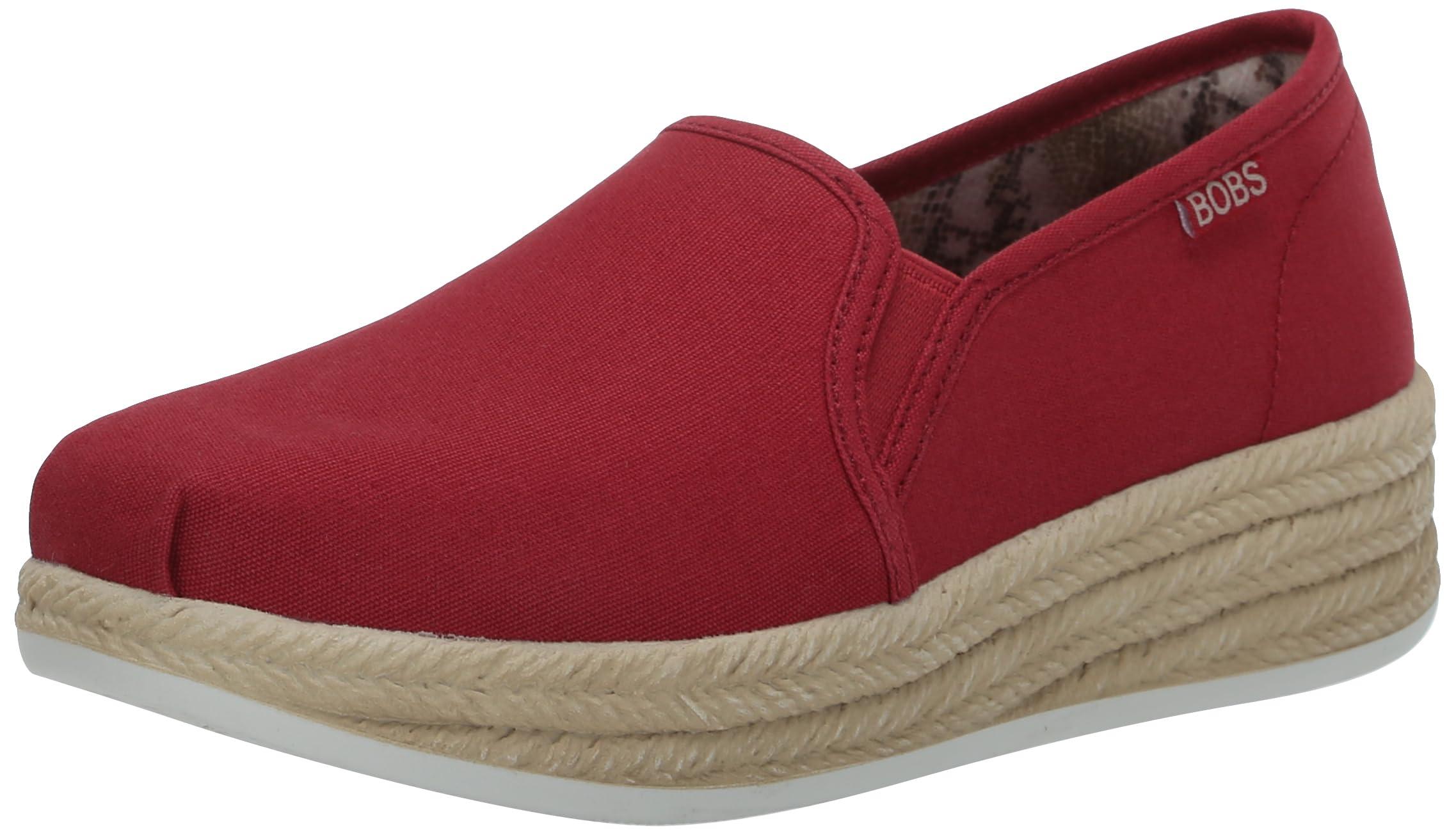 Skechers Bobs Urban Highlites Platform in Red | Lyst