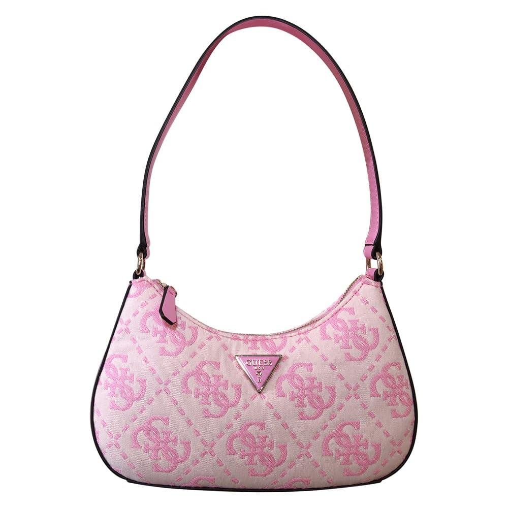 Guess Ruma Mini Top Zip Shoulder Bag in Pink | Lyst