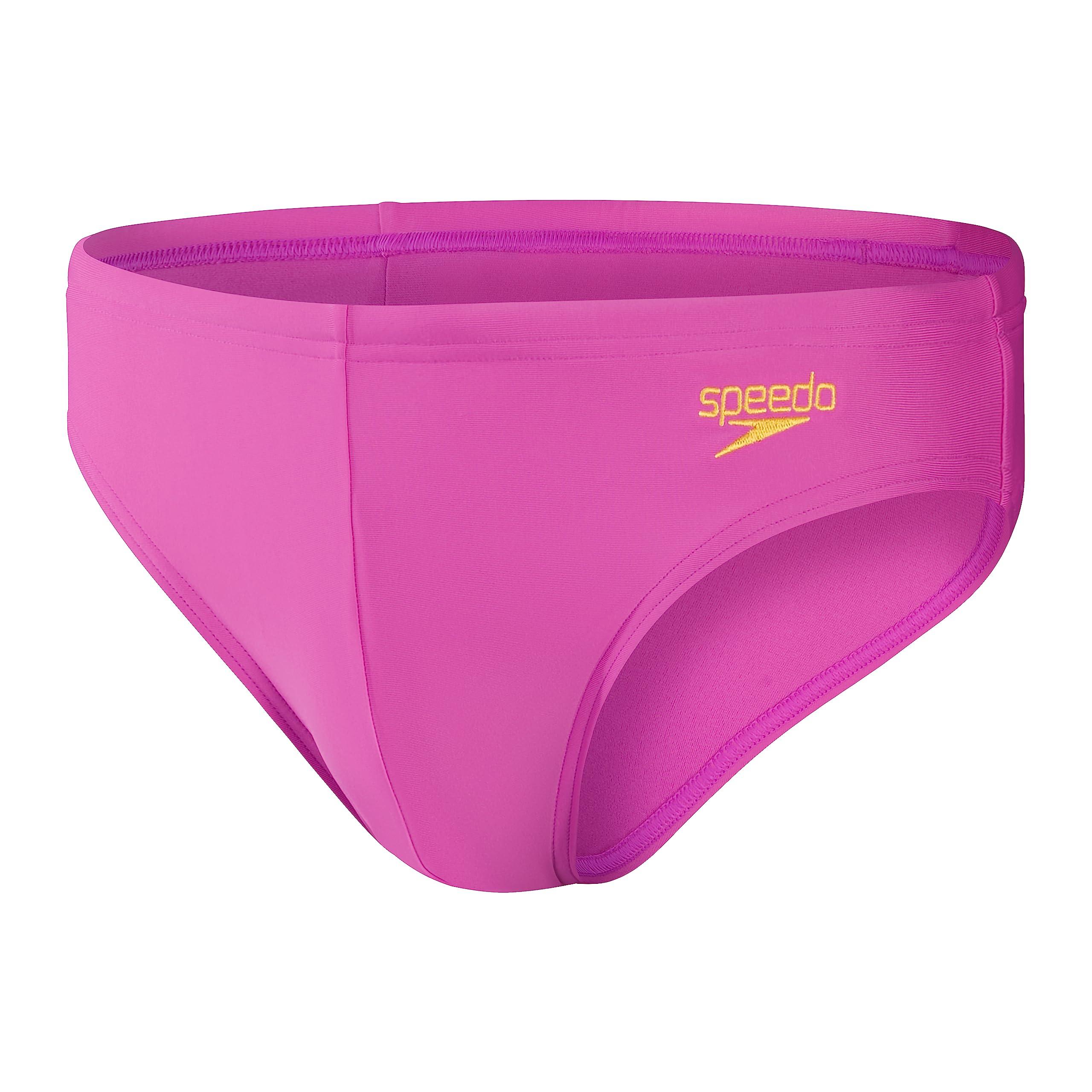 Speedo 5cm Solar Brief Purple Swimmers In Pink For Men Lyst Uk