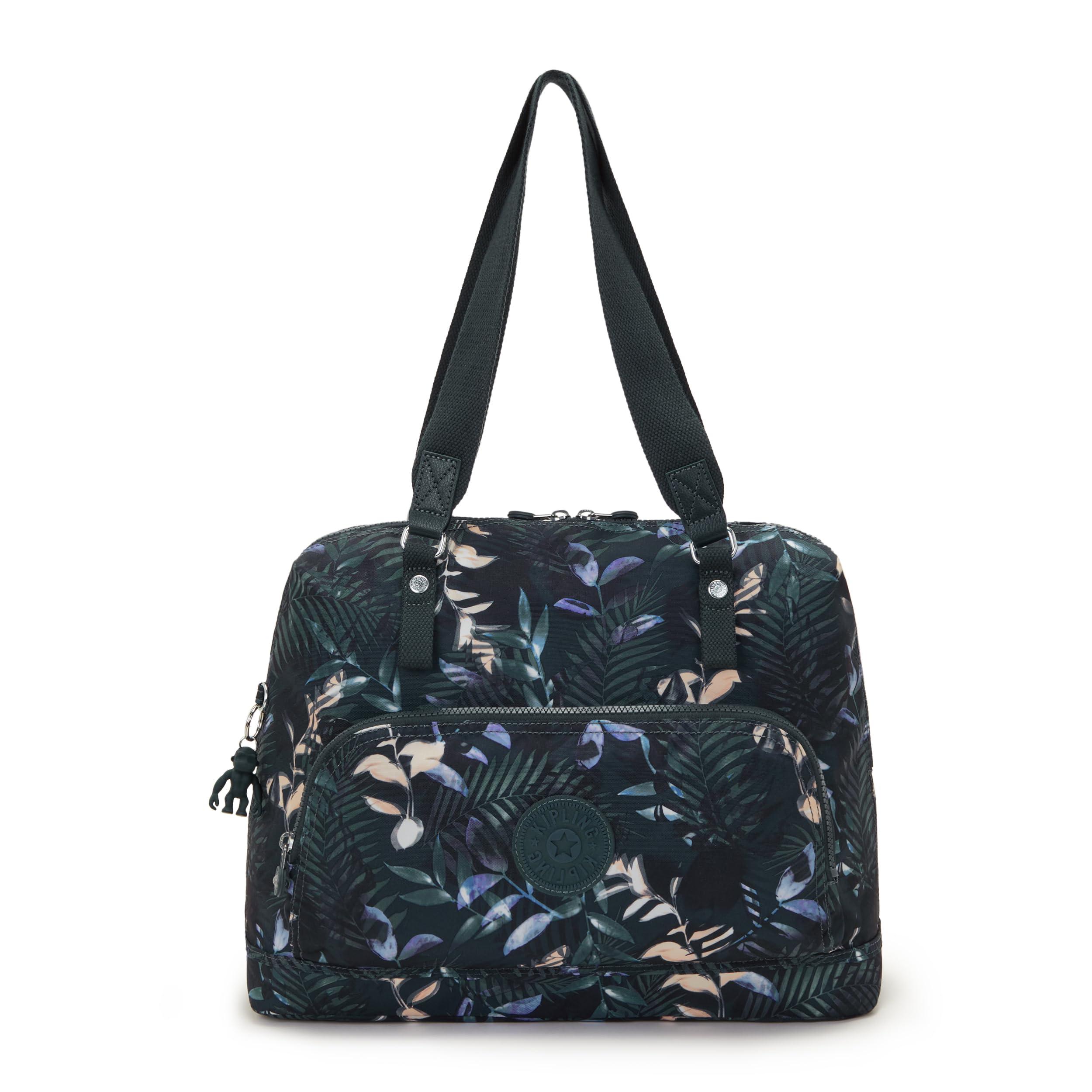 Kipling Shoulder Bag Linza Moonlit Forest Large in Black | Lyst UK