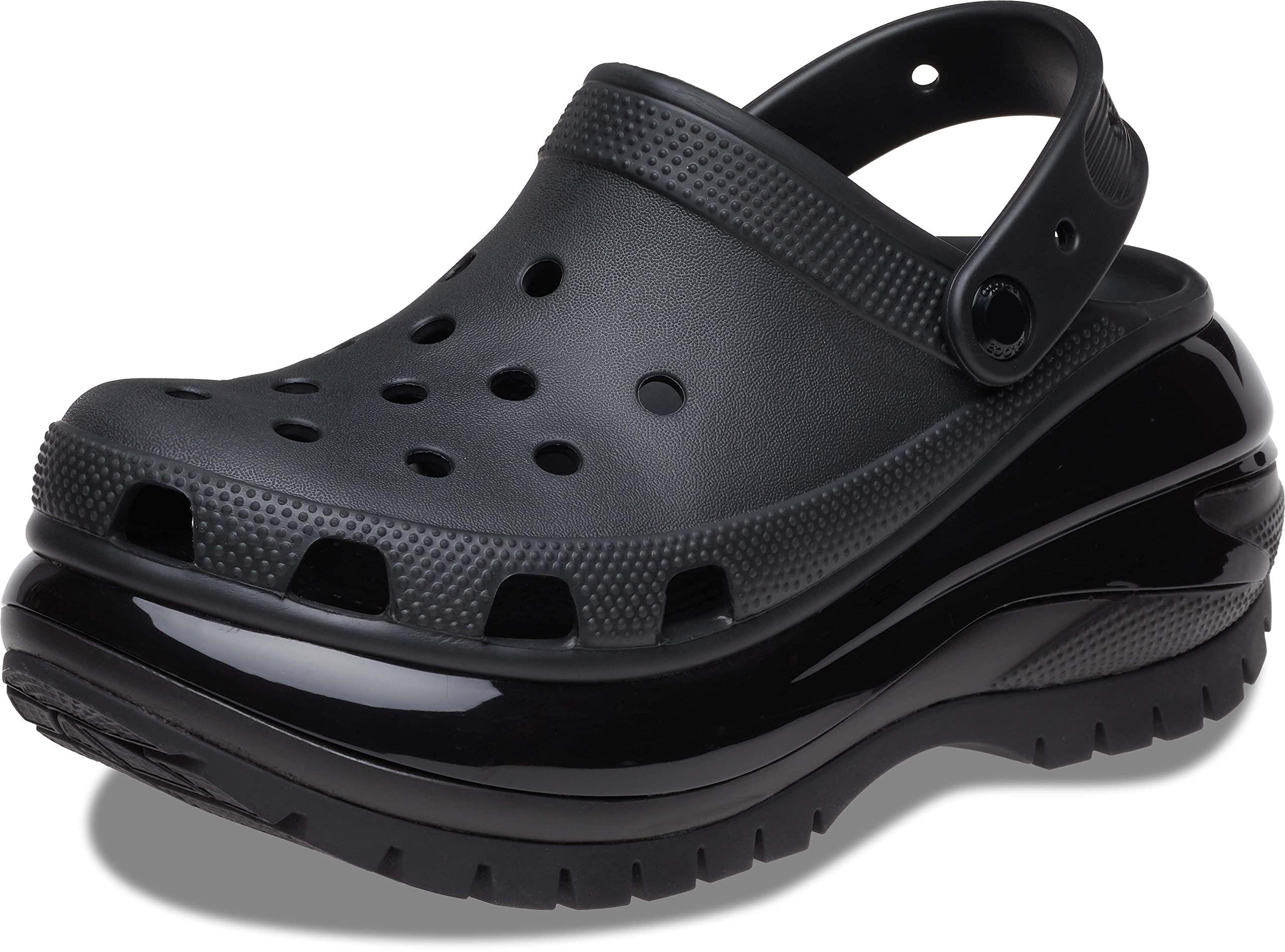 Crocs™ Classic Mega Crush Clogs | Platform Shoes in Black | Lyst