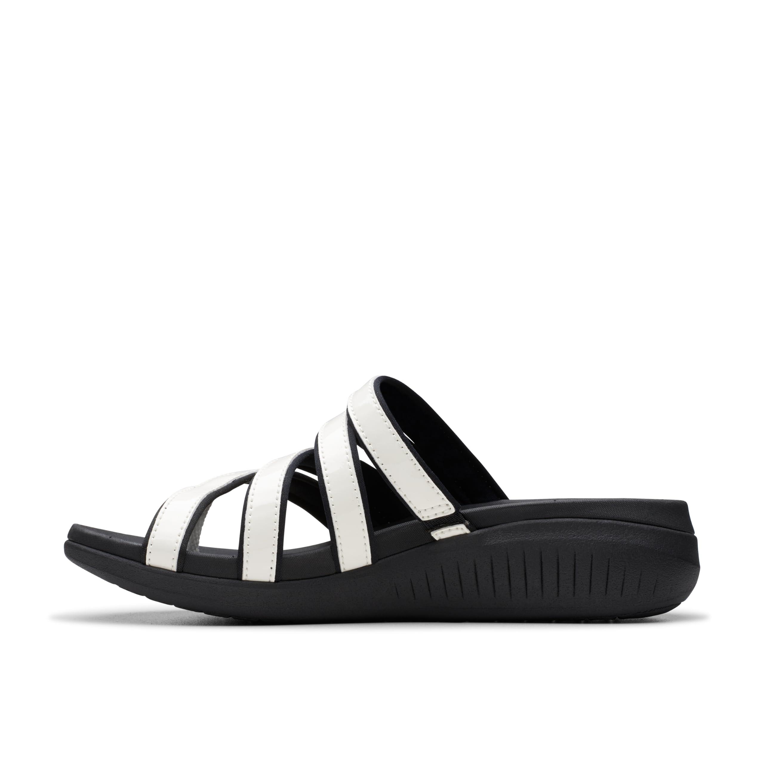 Clarks Glide Hi Iris Flip-flop in Black | Lyst