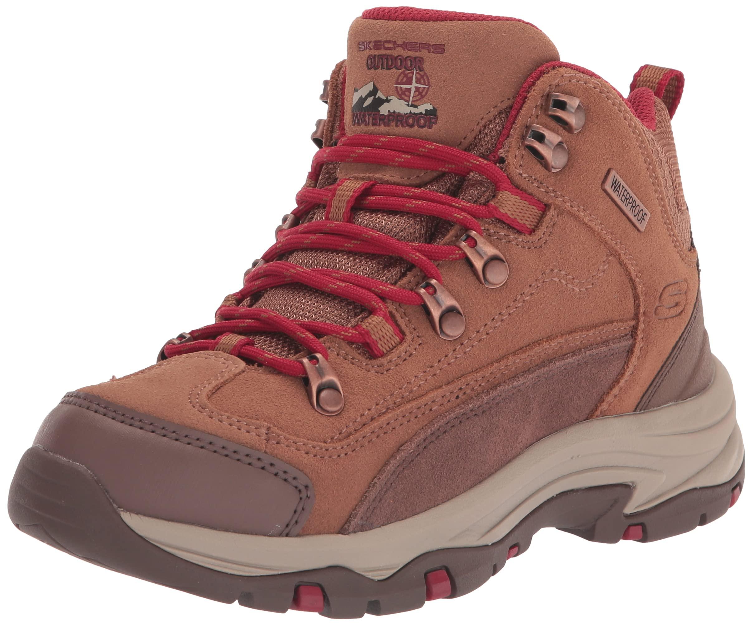Skechers boots red store
