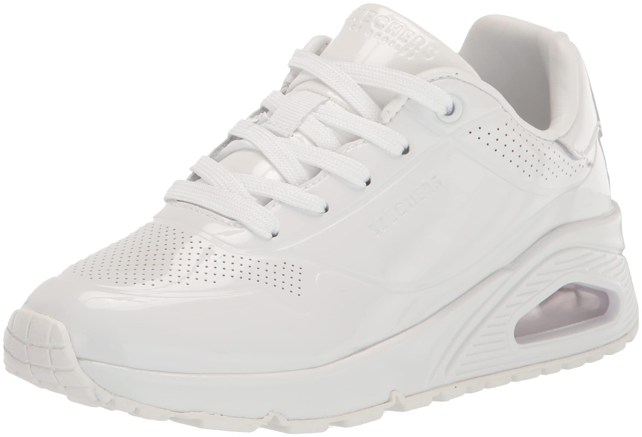 Skechers Womens Uno-shiny One Sneaker in Black | Lyst