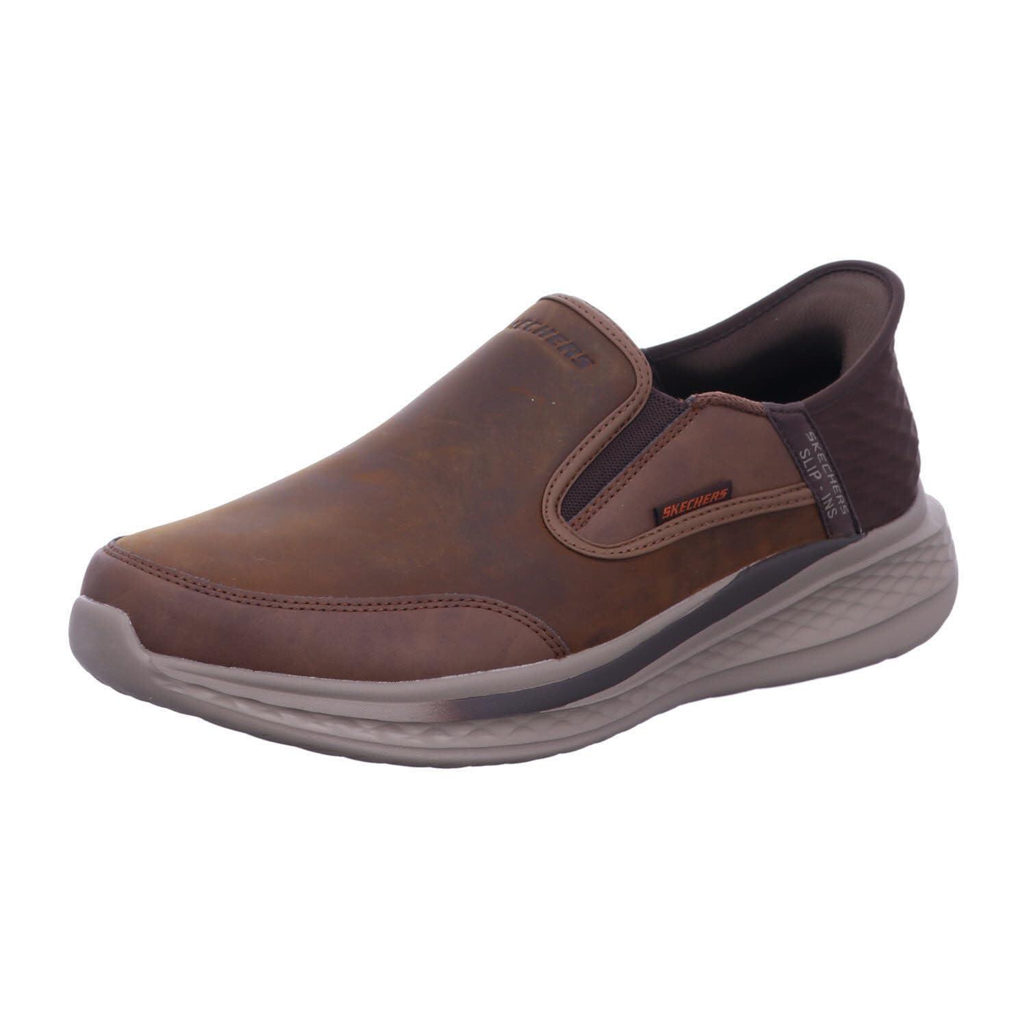 Skechers Slip-ins Relaxed Fit Slade Cooper Trainers in Brown for Men ...