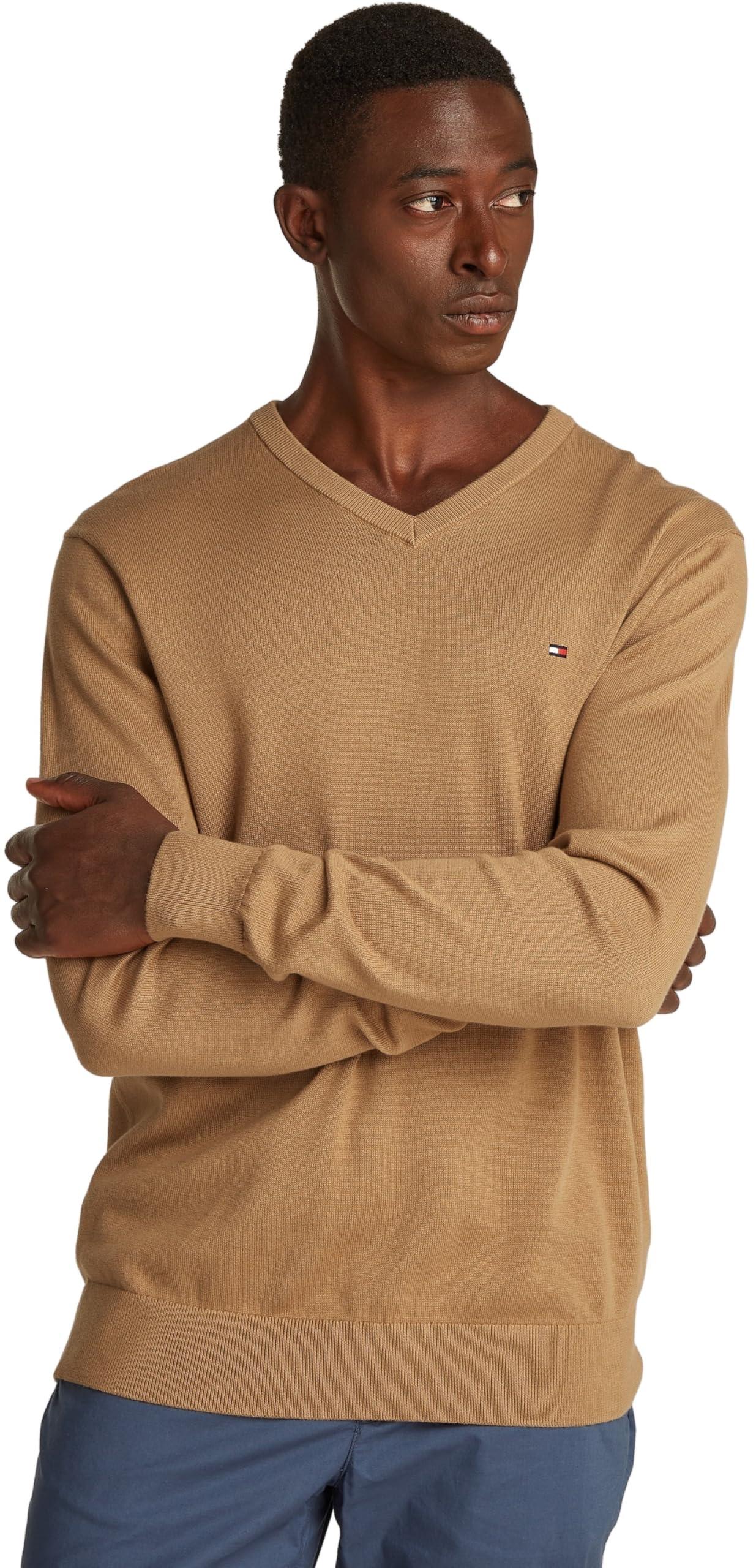 Tommy Hilfiger V Ausschnitt Pullover fur Herren Online Schlussverkauf Bis zu 45 Rabatt Lyst DE