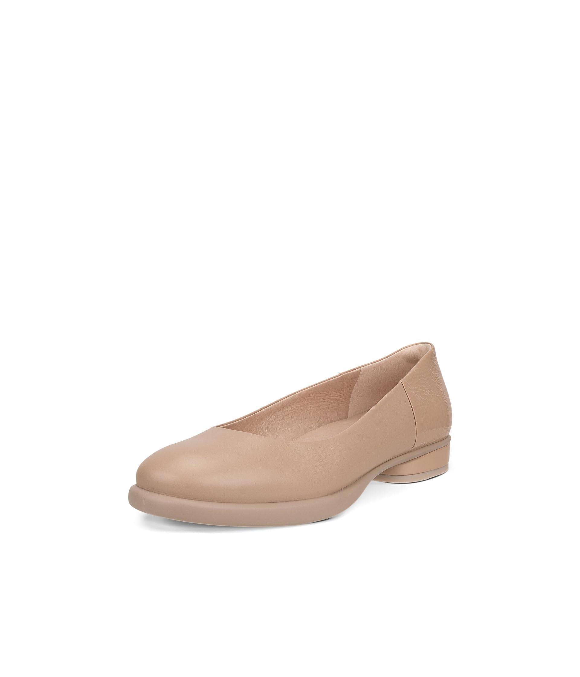 Ecco Sculpted Luxe Ballerina in Natural | Lyst