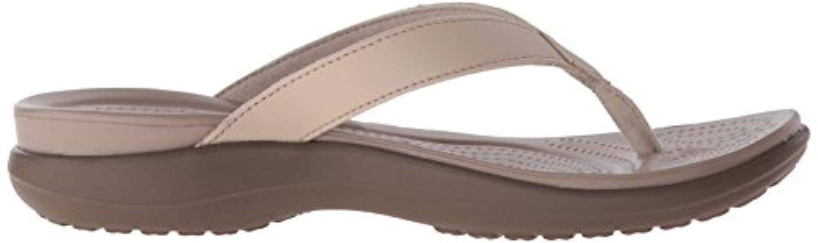 Crocs™ Capri V Flip Flop | Casual Sandal With Extra Soft Footbed And ...