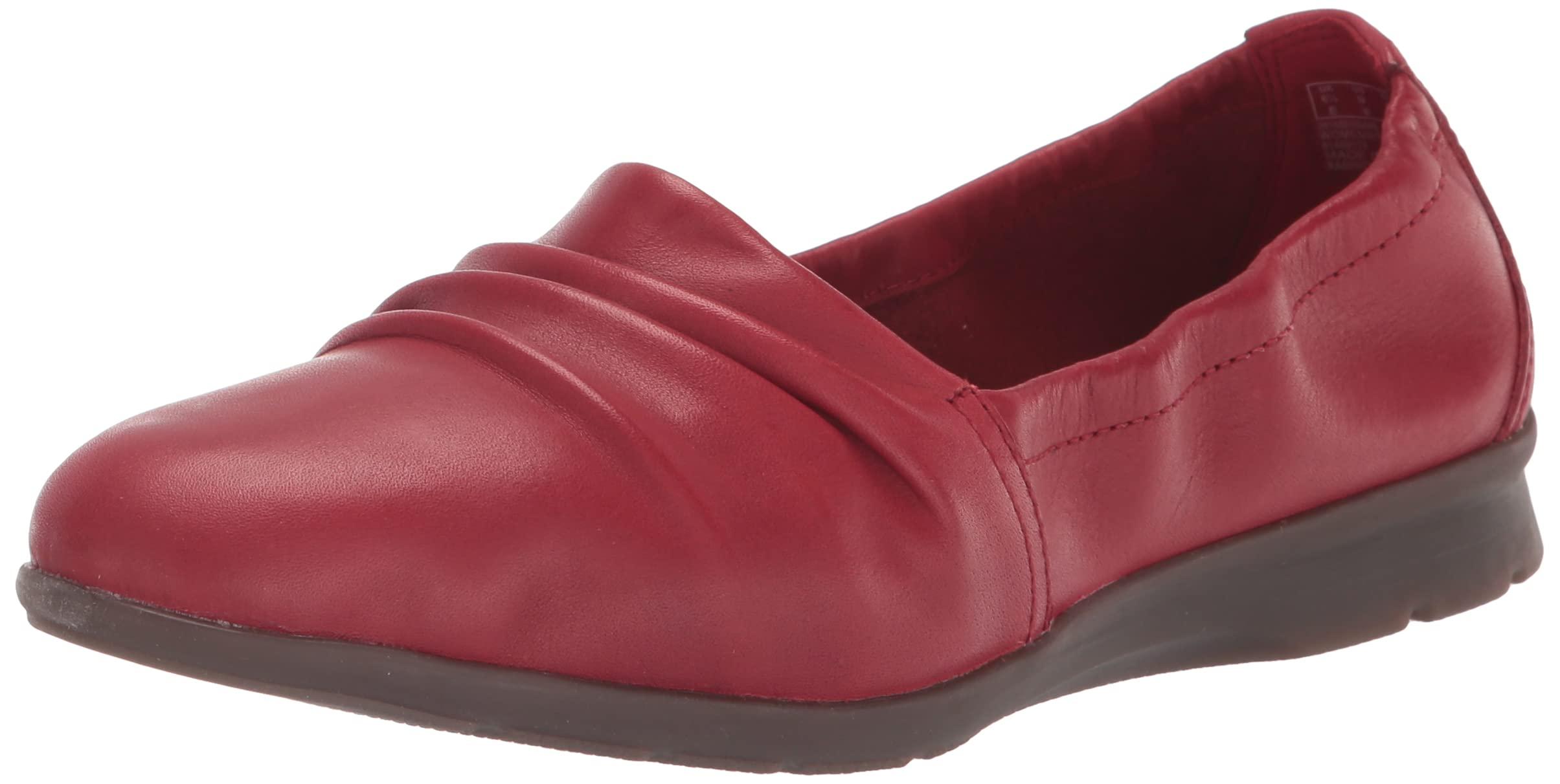 Clarks Womens Jenette Ruby Loafer in Red | Lyst UK