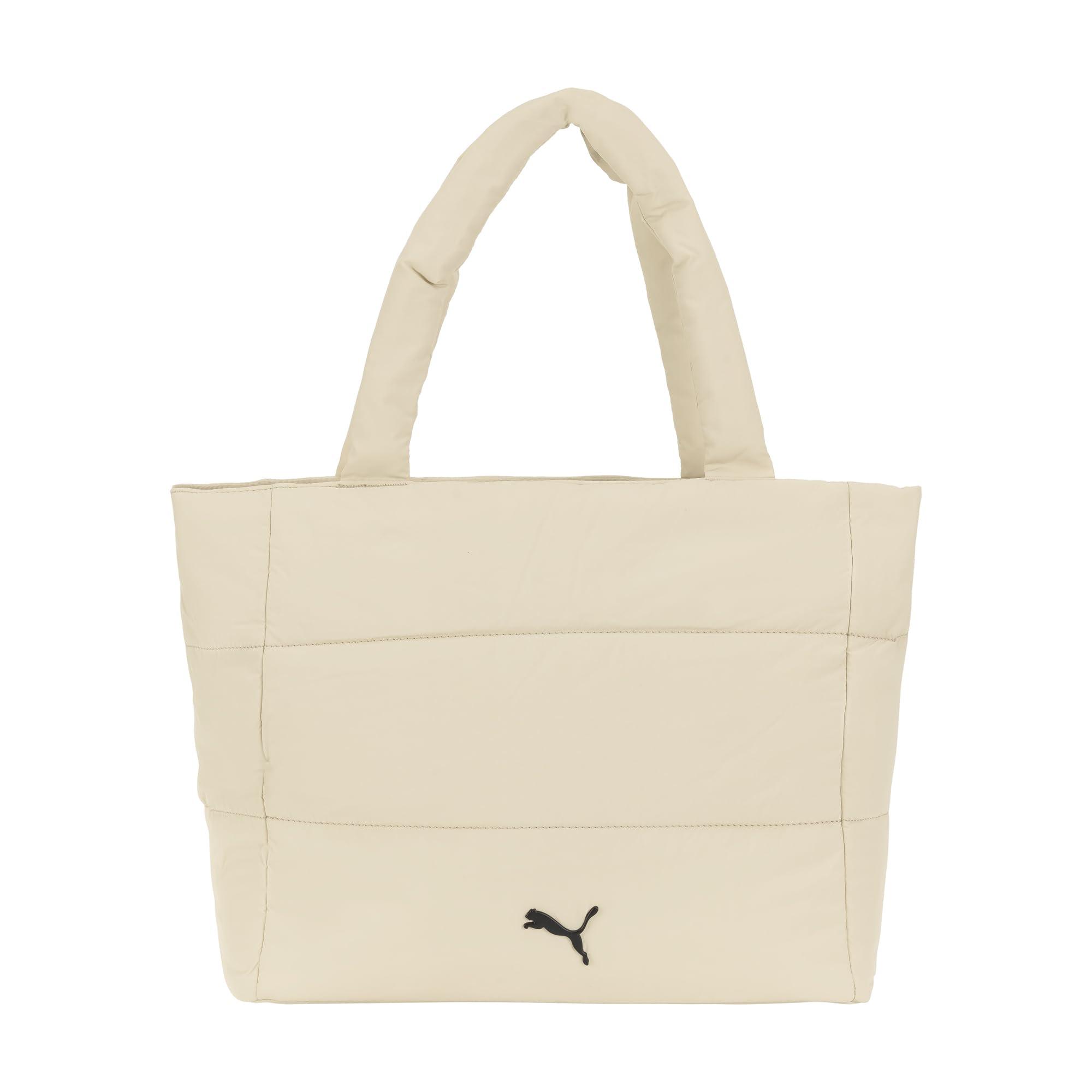 PUMA Plush Tote in Natural | Lyst