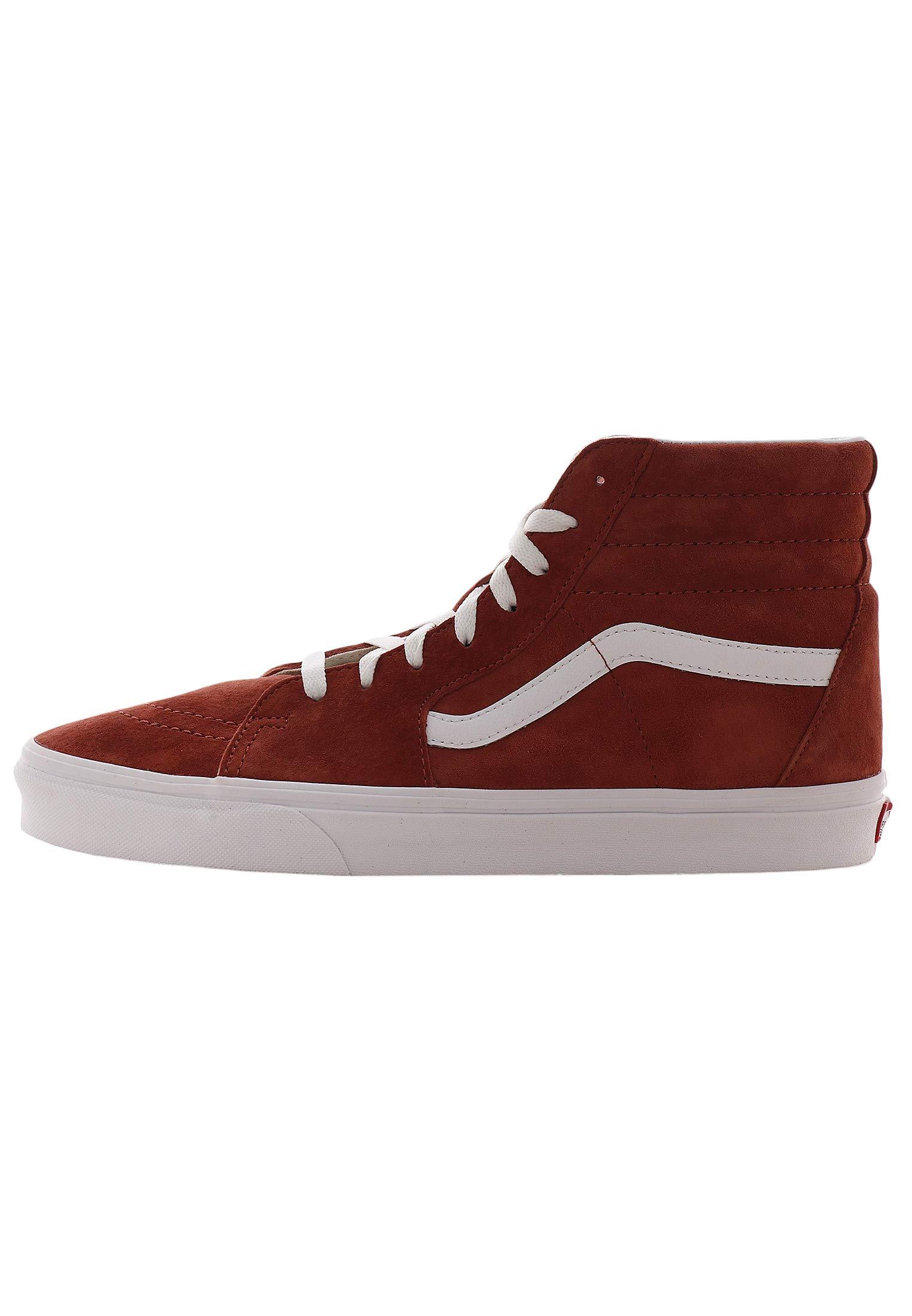 Vans Sk8-hi Casual High-top Skate Shoes in Red | Lyst UK
