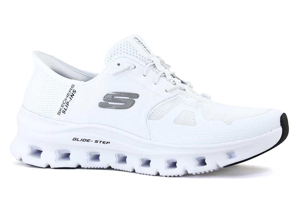 Skechers Glide Step Pro Hands Free Slip Ins Sneaker in White | Lyst