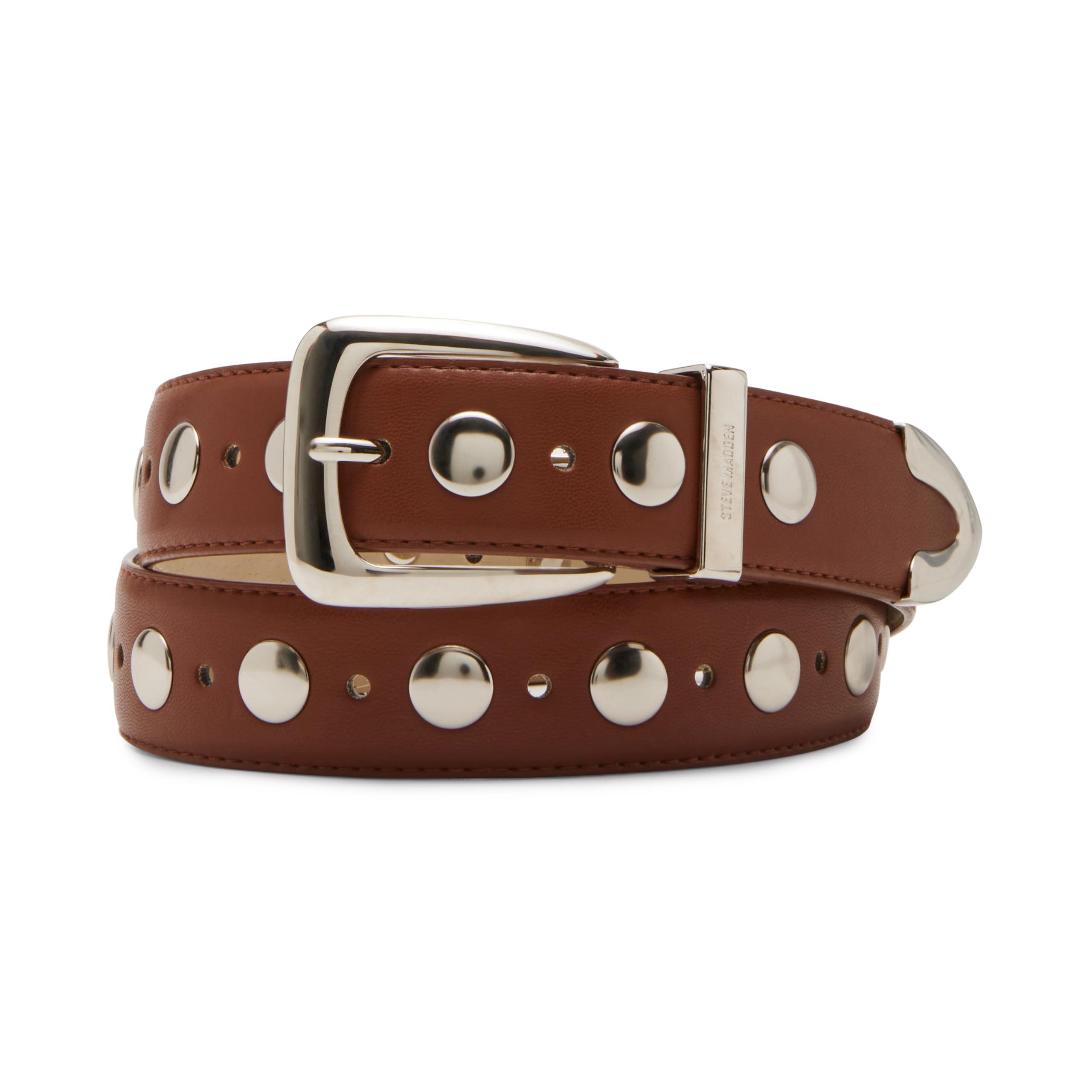 Steve Madden Kingston Belt in Brown | Lyst UK
