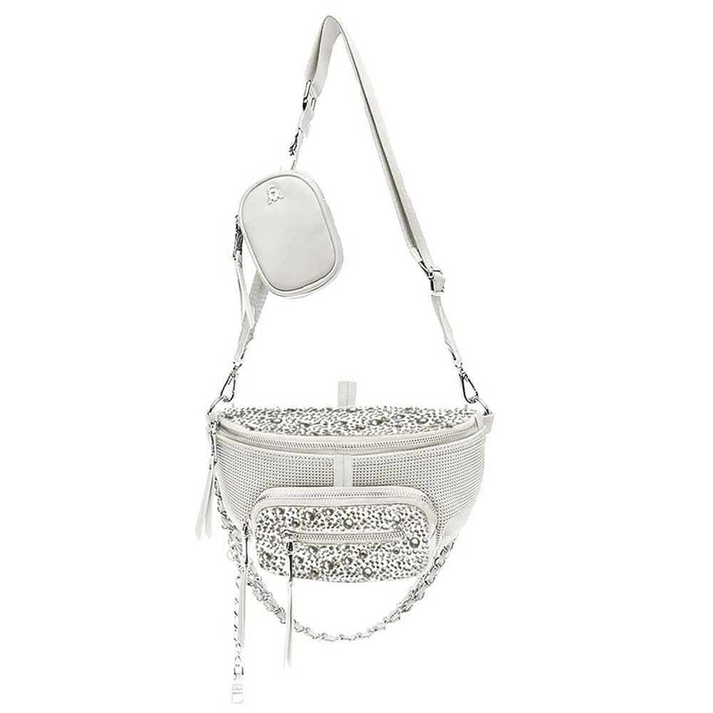 Steve Madden Bmaxima Crossbody Bag White in Metallic | Lyst UK