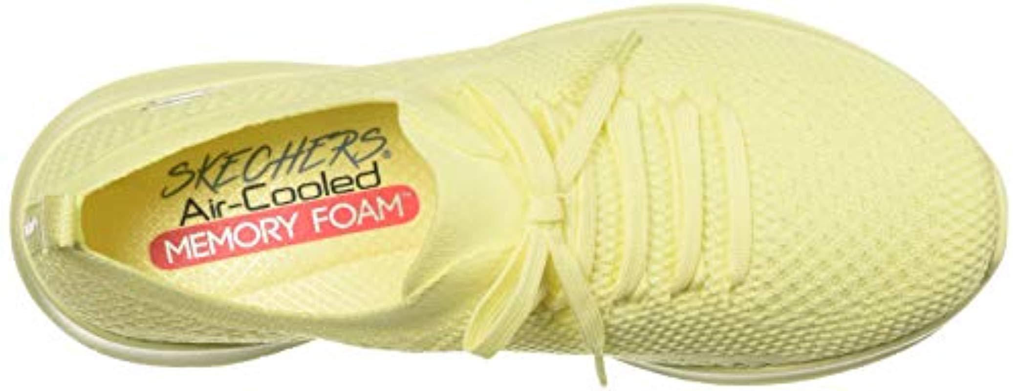 Skechers Ultra Flex- Pastel Party Trainers in Yellow - Lyst