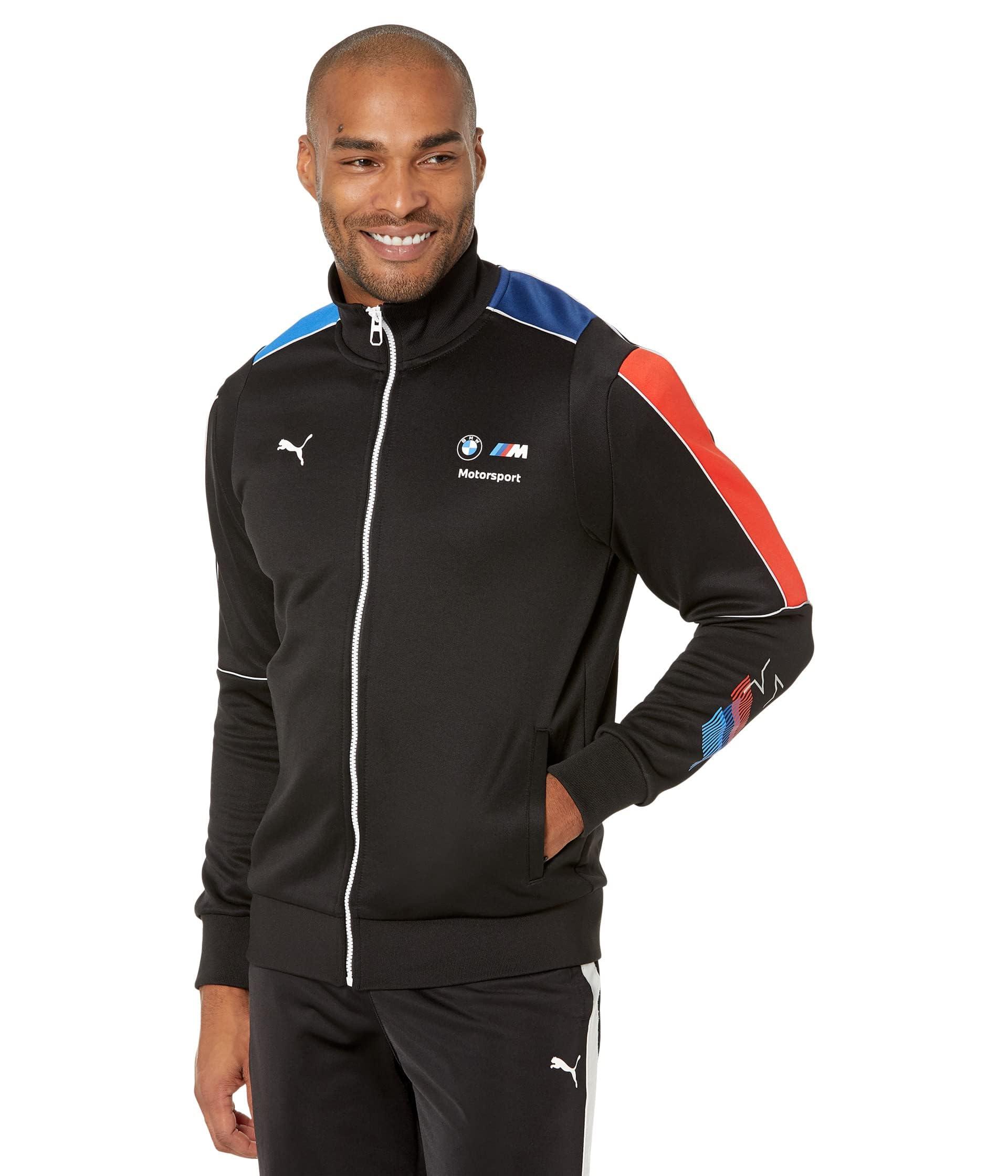 PUMA Bmw Motorsport Mt7 Track Jacket in Black for Men | Lyst
