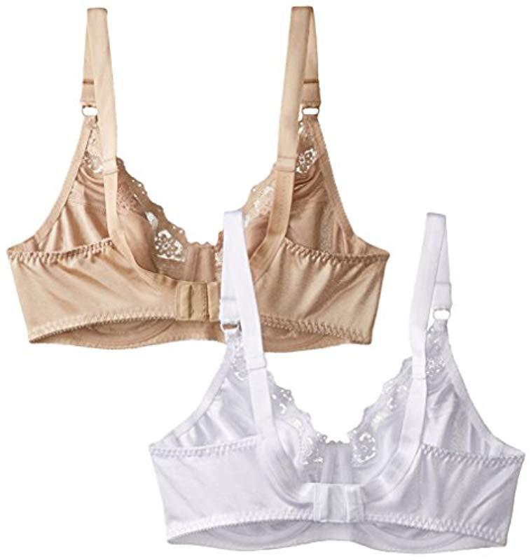 Hanes Everyday Classic Underwire 2-pack H446 - White-white - 42c - Lyst