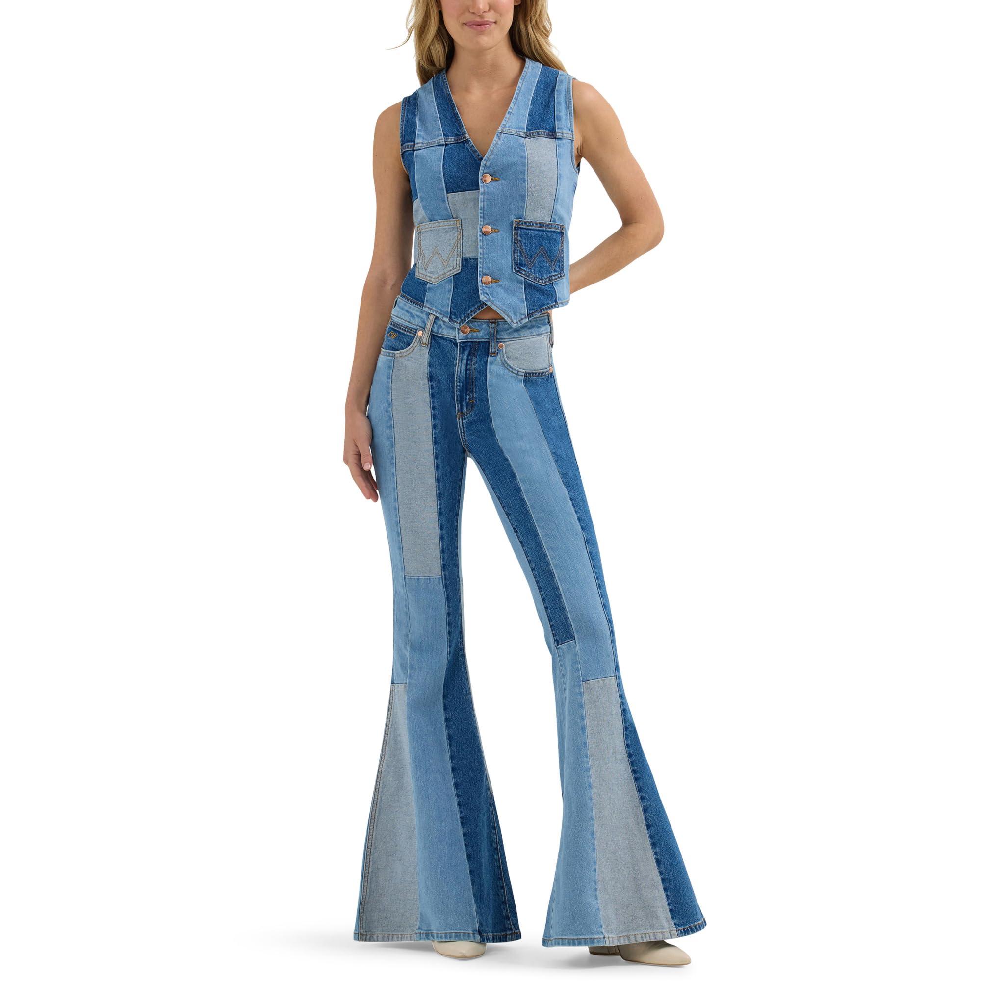 Wrangler X Lainey Wilson Patchwork Jean in Blue | Lyst