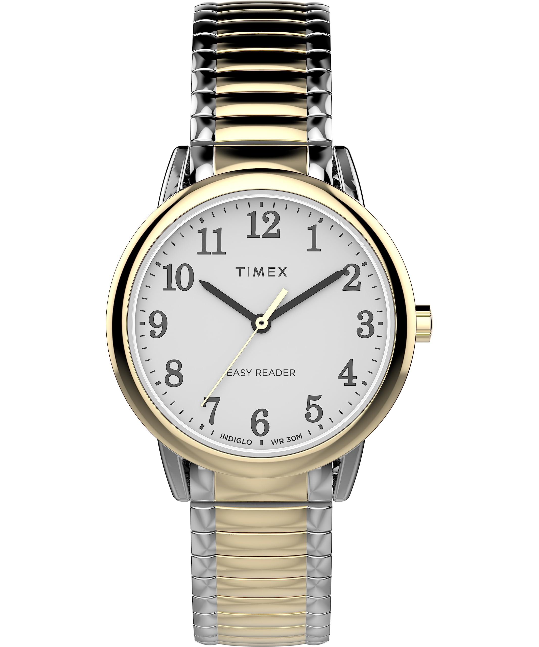 Timex Two-tone Expansion Band White Dial Two-tone in Metallic | Lyst