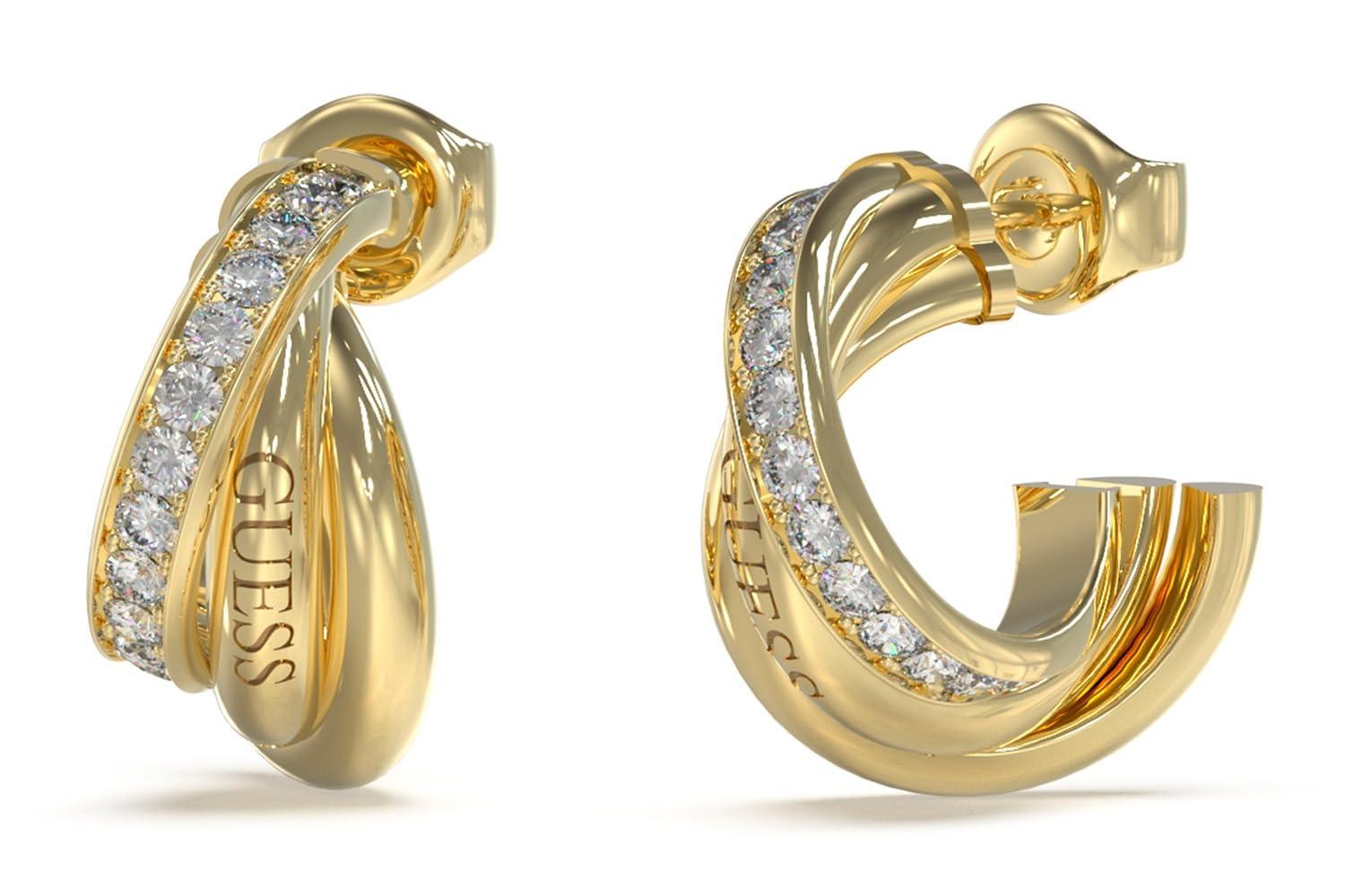 Guess Perfect Jube04066jwygt-u Stainless Steel Earrings in Metallic ...