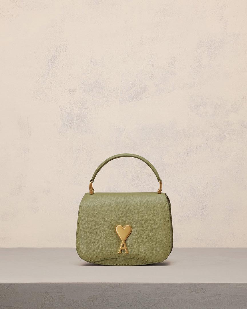 Ami Paris Mini Paris Paris Bag in Natural | Lyst