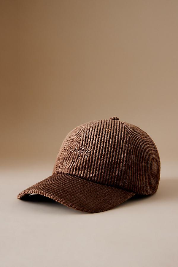 Varley Vickers Soft Cord Baseball Cap in Brown | Lyst UK