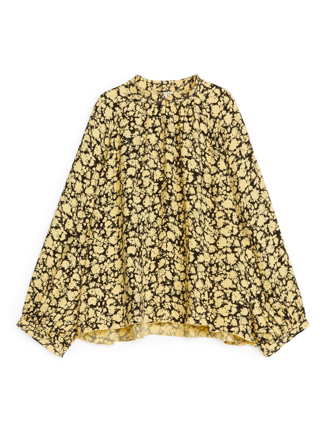 ARKET Relaxed Blouse in Natural | Lyst UK